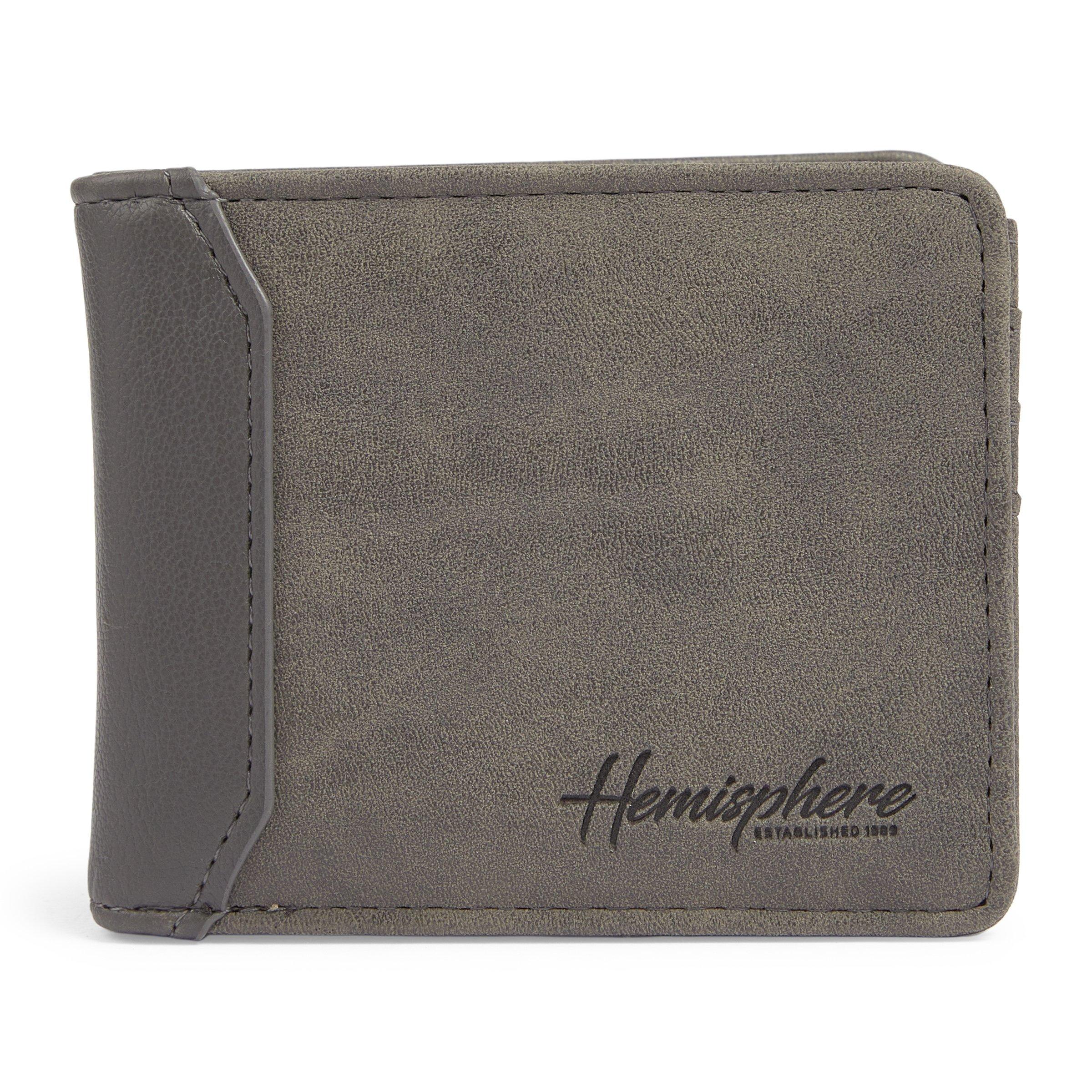 Grey Foldover Wallet (3233419) | Hemisphere