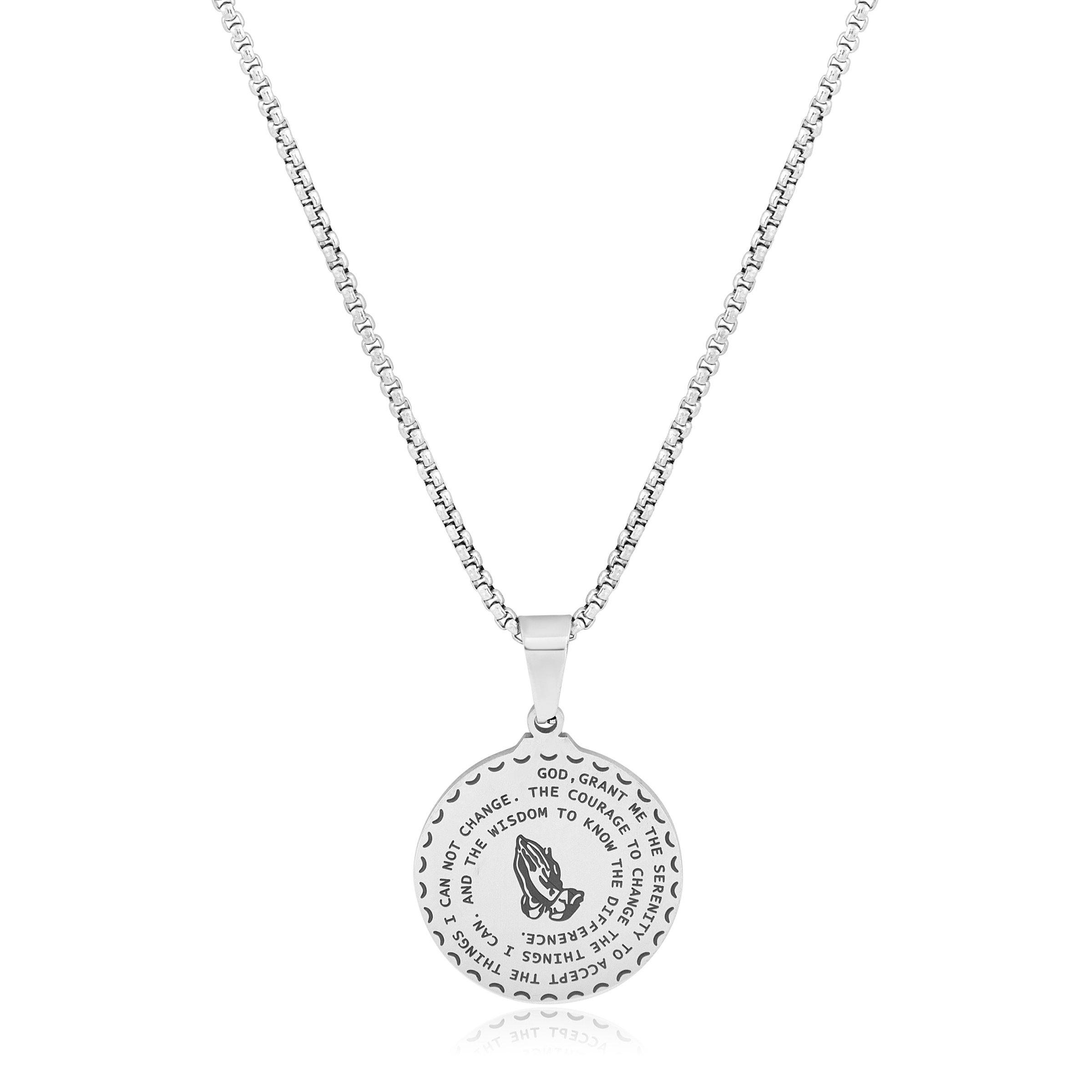 Stainless Steel Disk Pendant Chain (3233497) | Stainless Steel