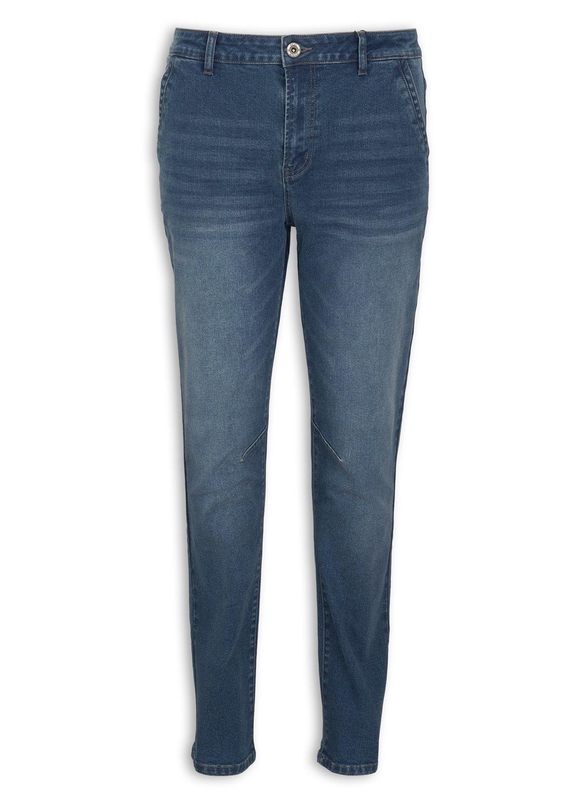 Indigo Straight Leg Jeans (3234170) | UZZI