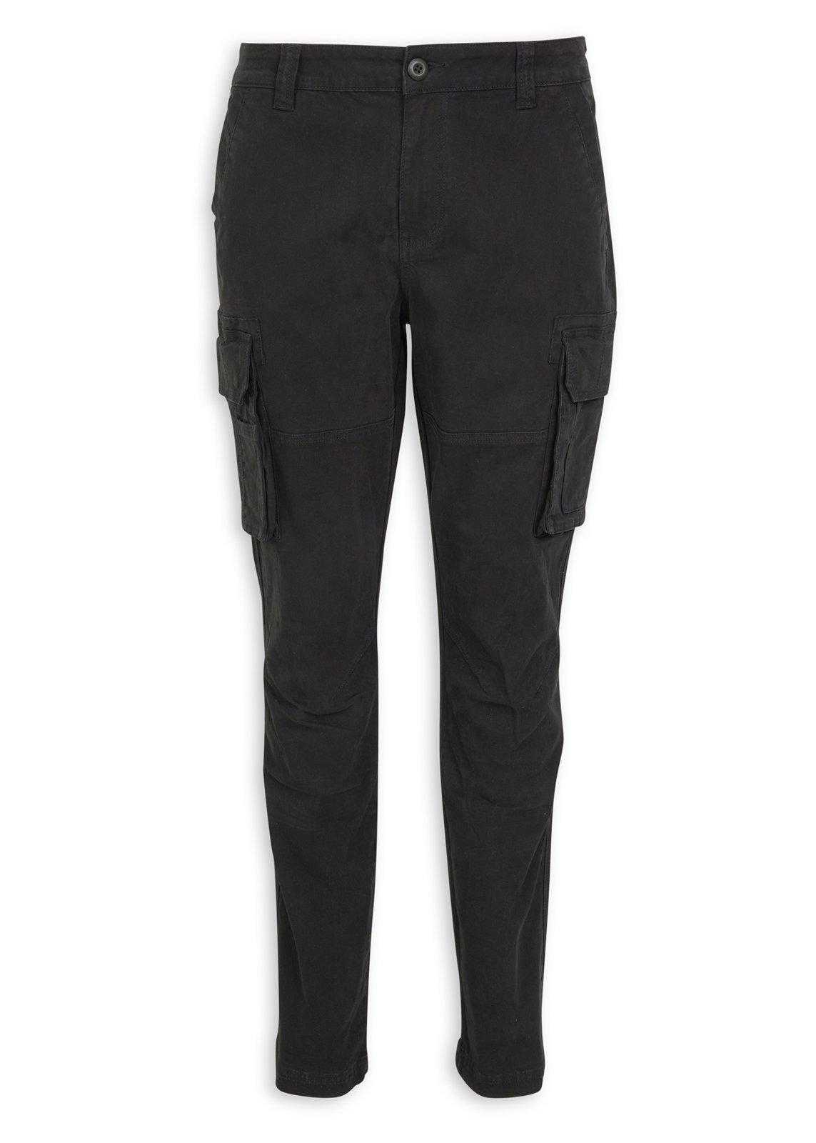 Black Tapered Utility Pants (3234289) | Truworths Man