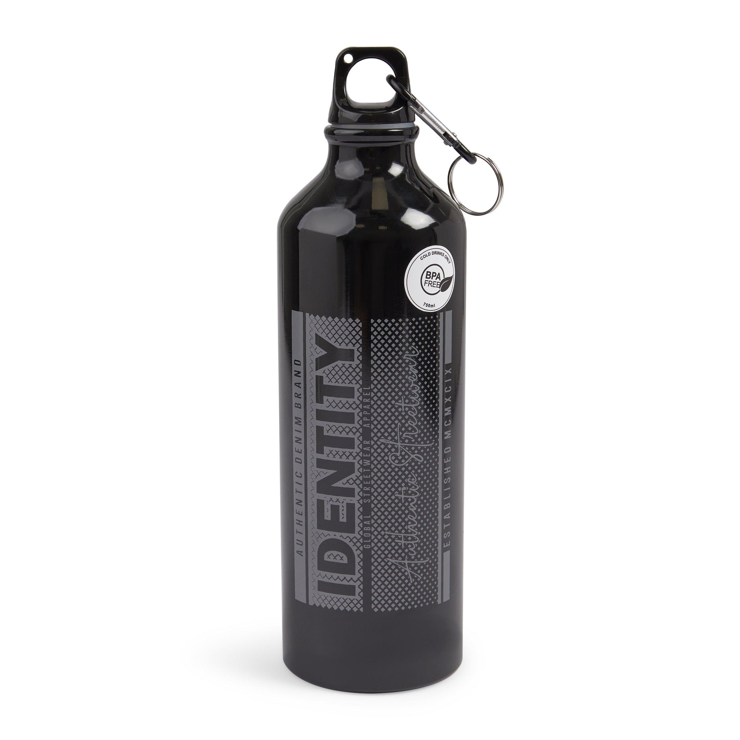 Black Branded Water Bottle (3235276) | Identity