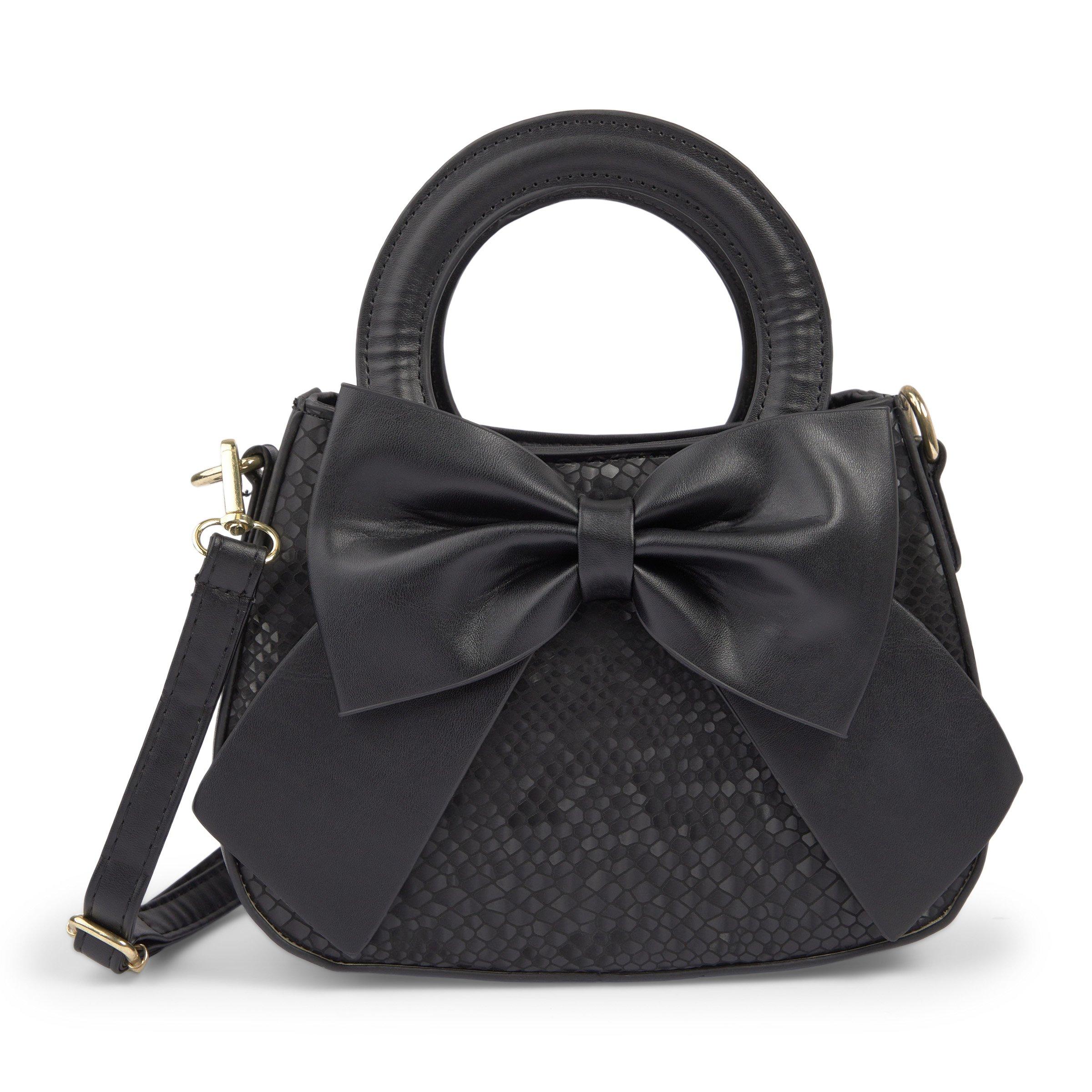 Black Bow Trendy Bag (3236031) | 4Flavour Bags