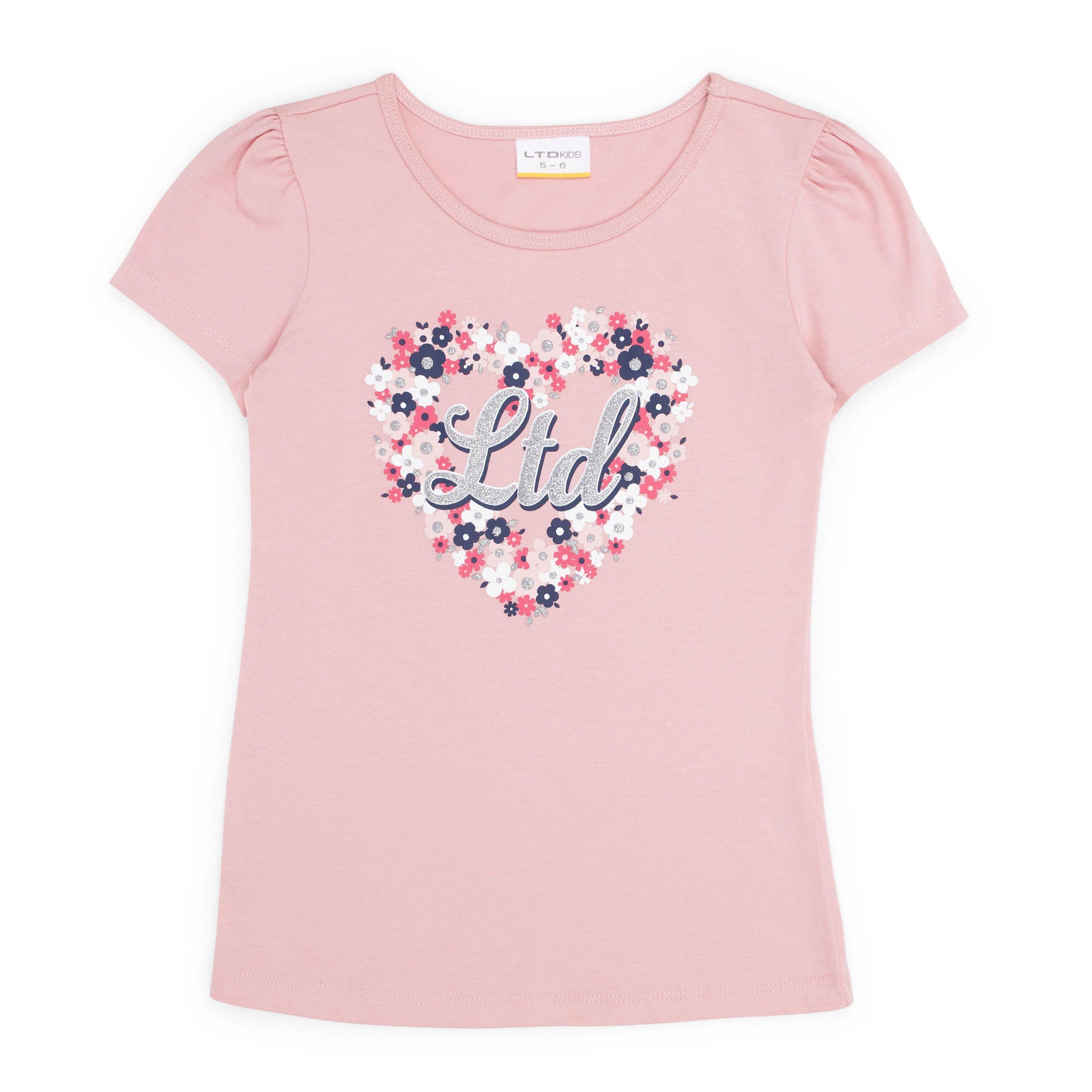 Kid Girls Pink T-shirt (3236337) | LTD Kids