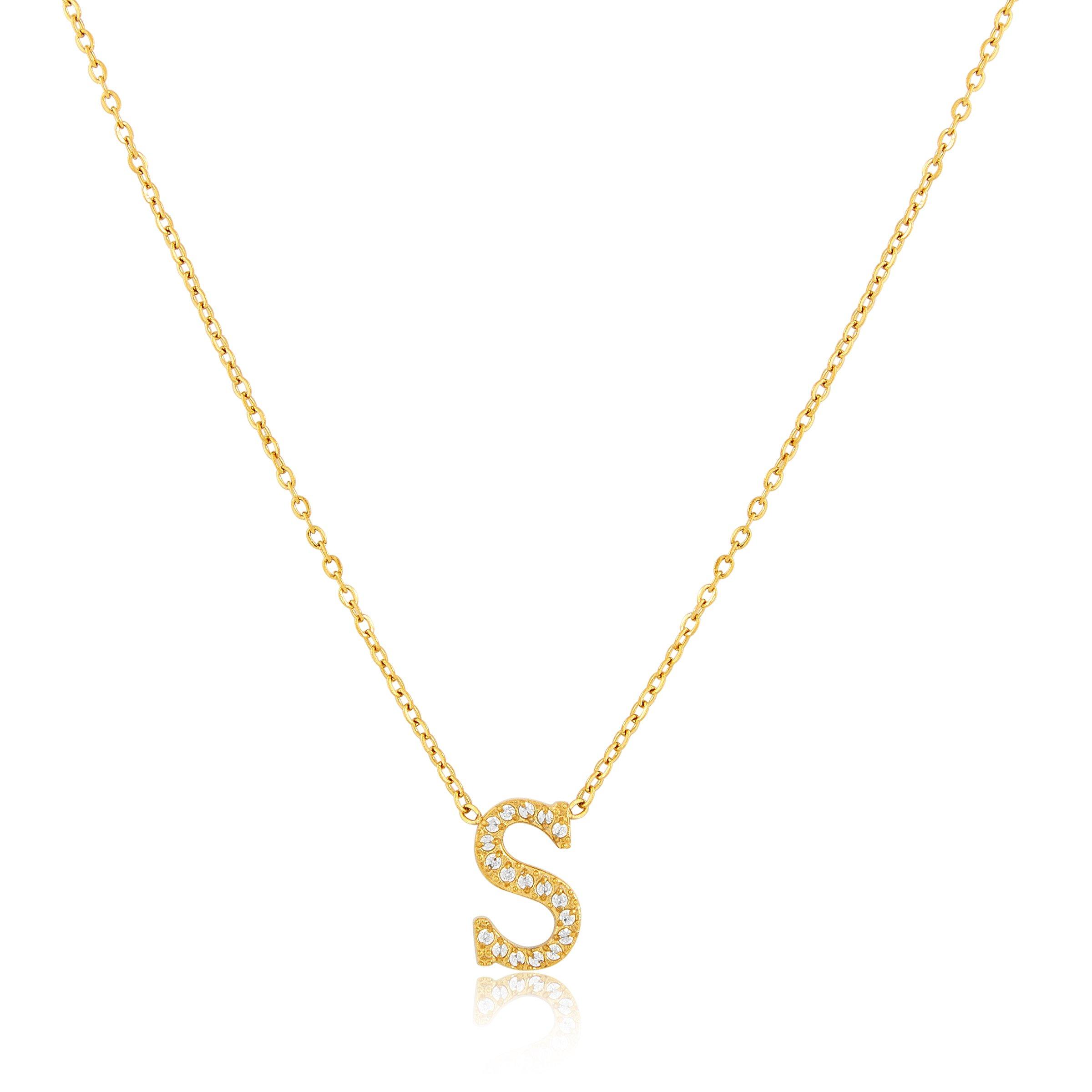 Stainless Initial Pendant S (3236376) | Stainless Steel