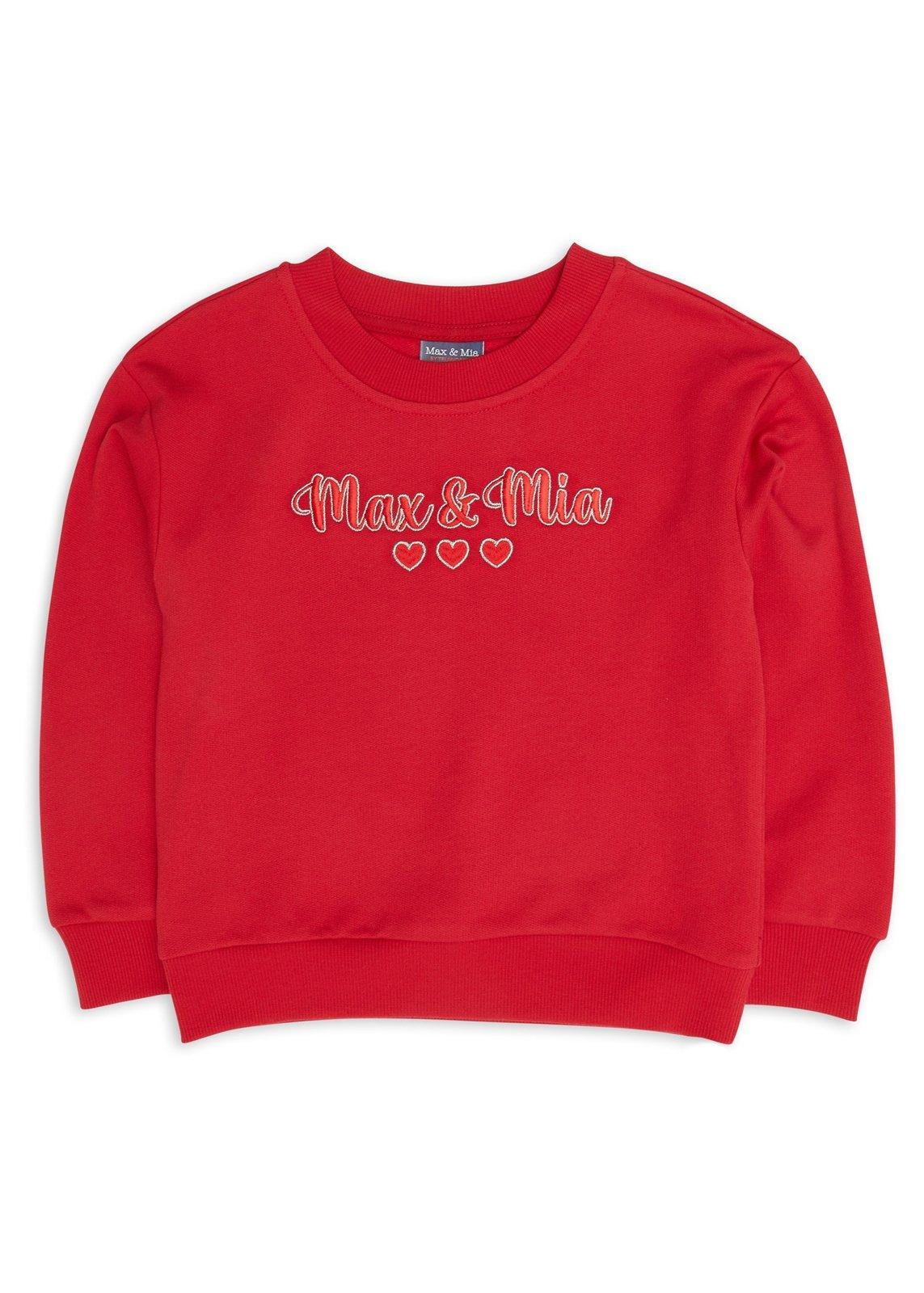 Kid Girls Red Sweat Top (3236884) | Max & Mia