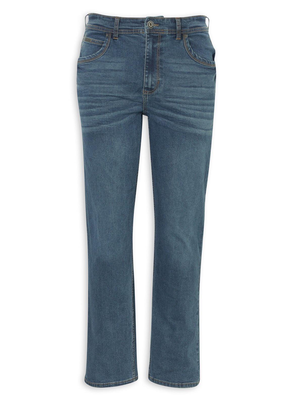 Mid Indigo Straight Leg Jeans (3237145) | Hemisphere
