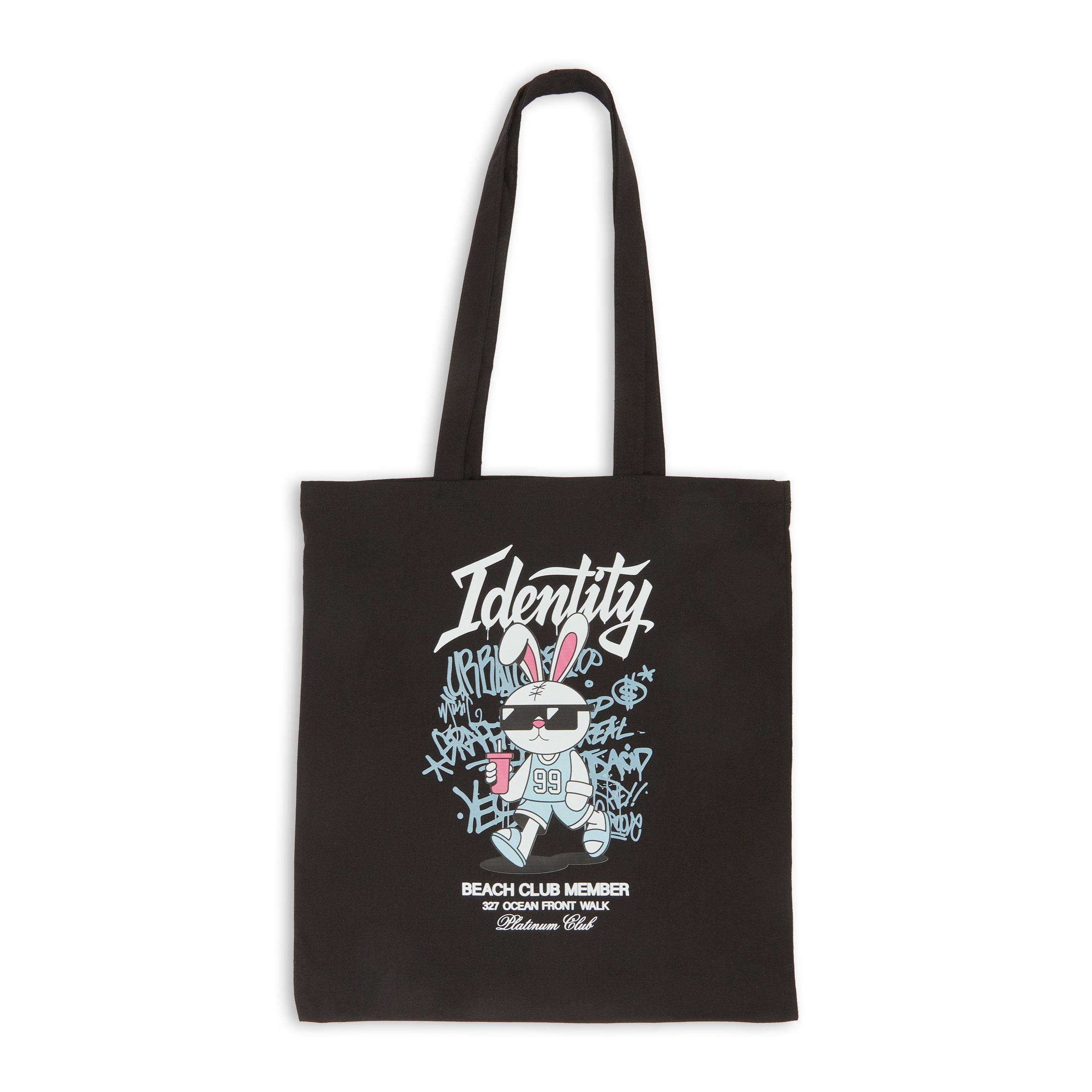 Black Tote Bag (3237167) | Identity