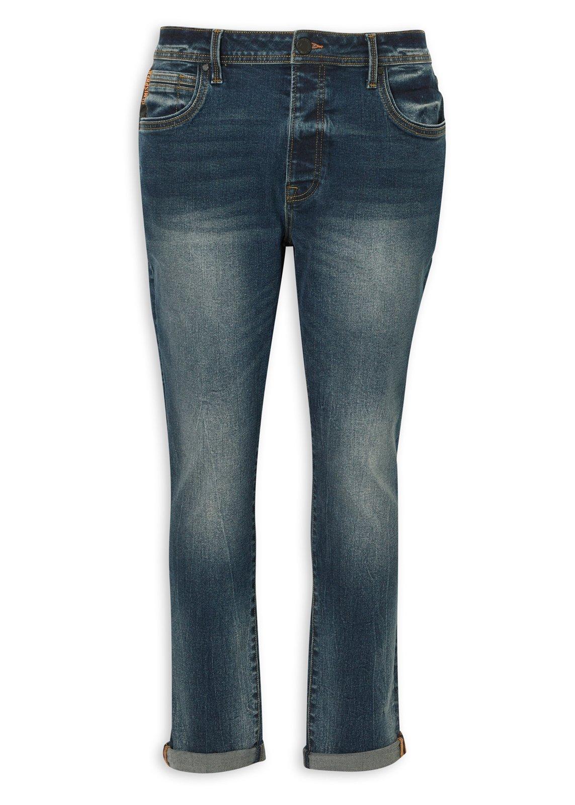 Dark Clean Upstyled Straight Leg Jeans (3238039) | Hemisphere