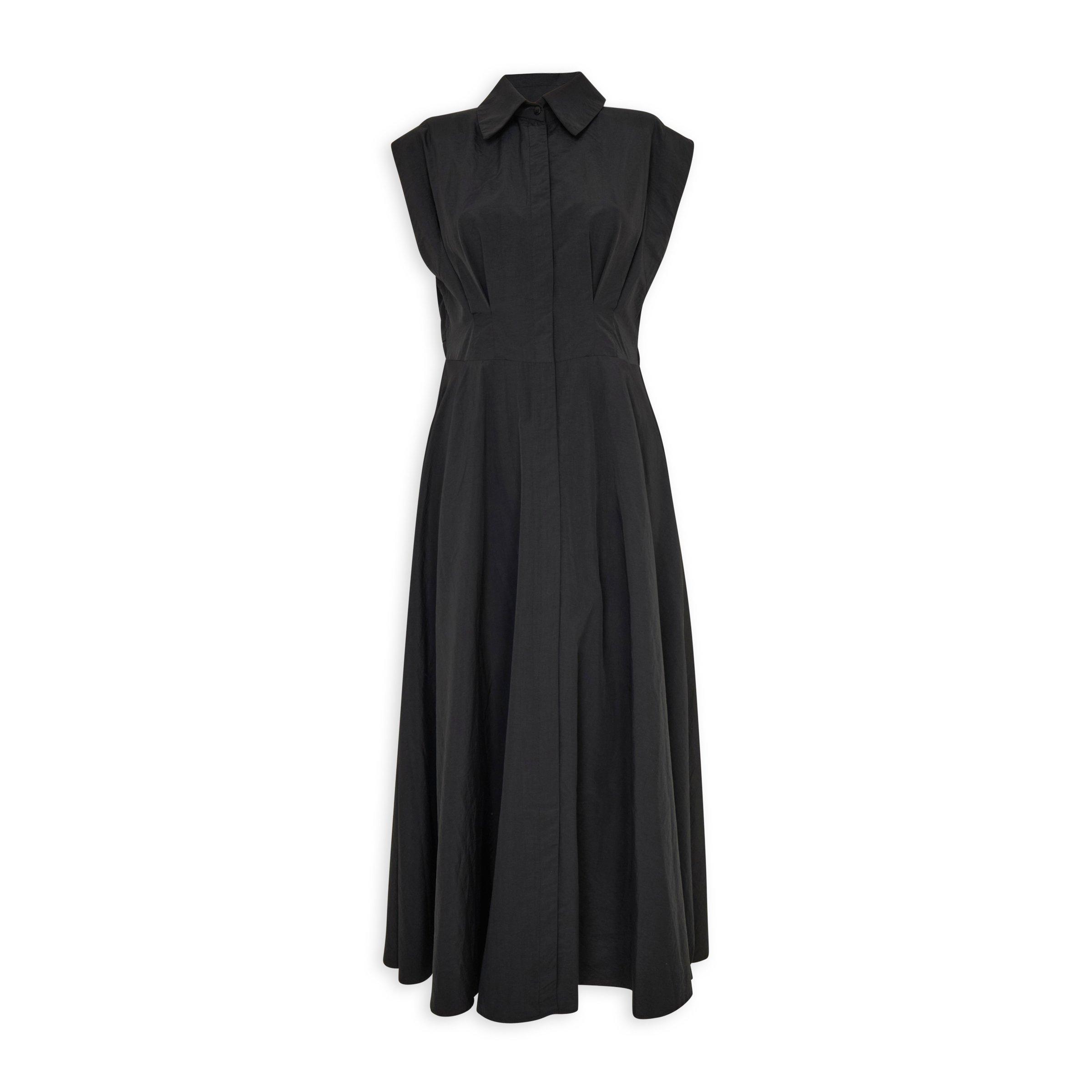 Black Taslon Shirtdress (3238167) | Truworths