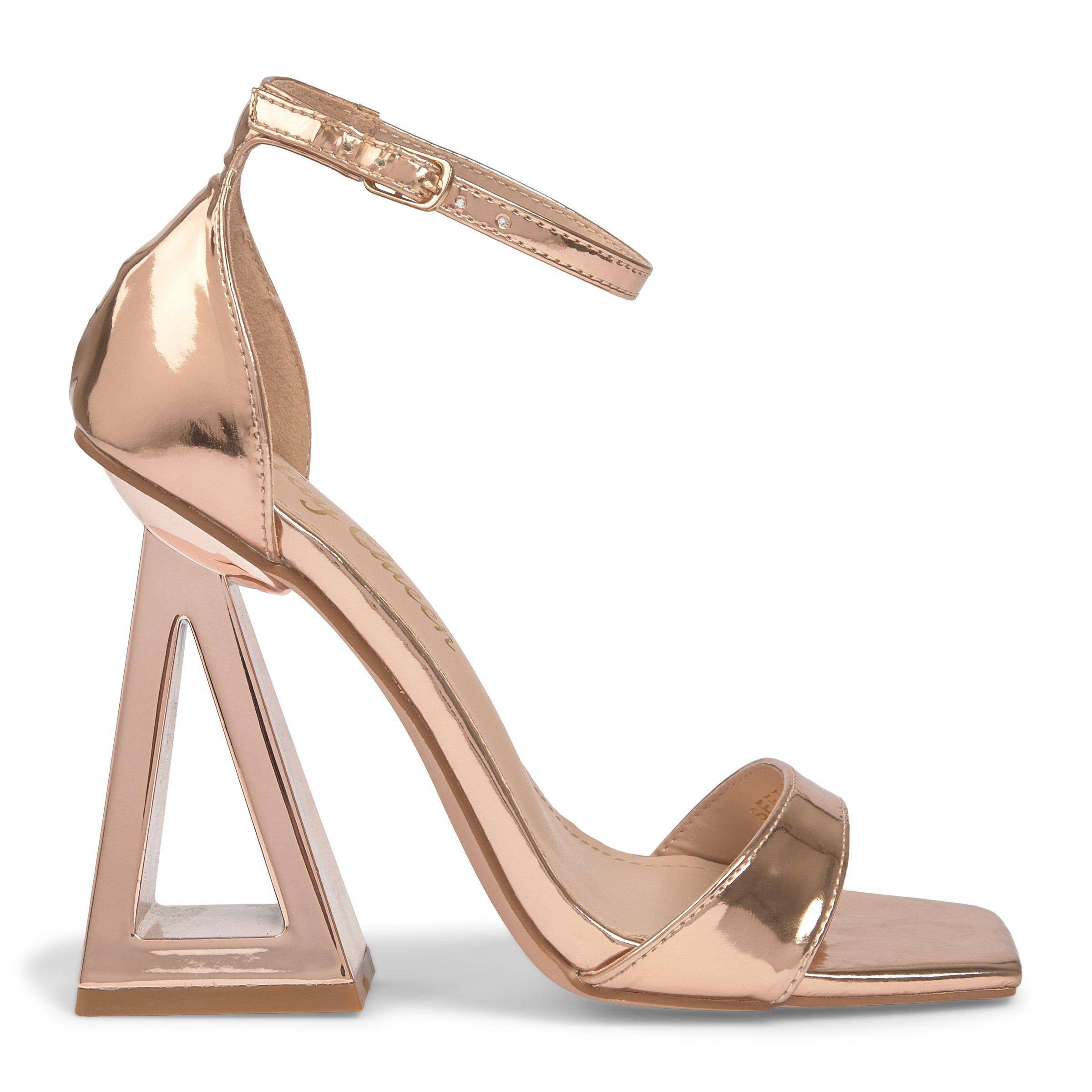 Gold Transparent High Heels (3239004) | Slay Queen