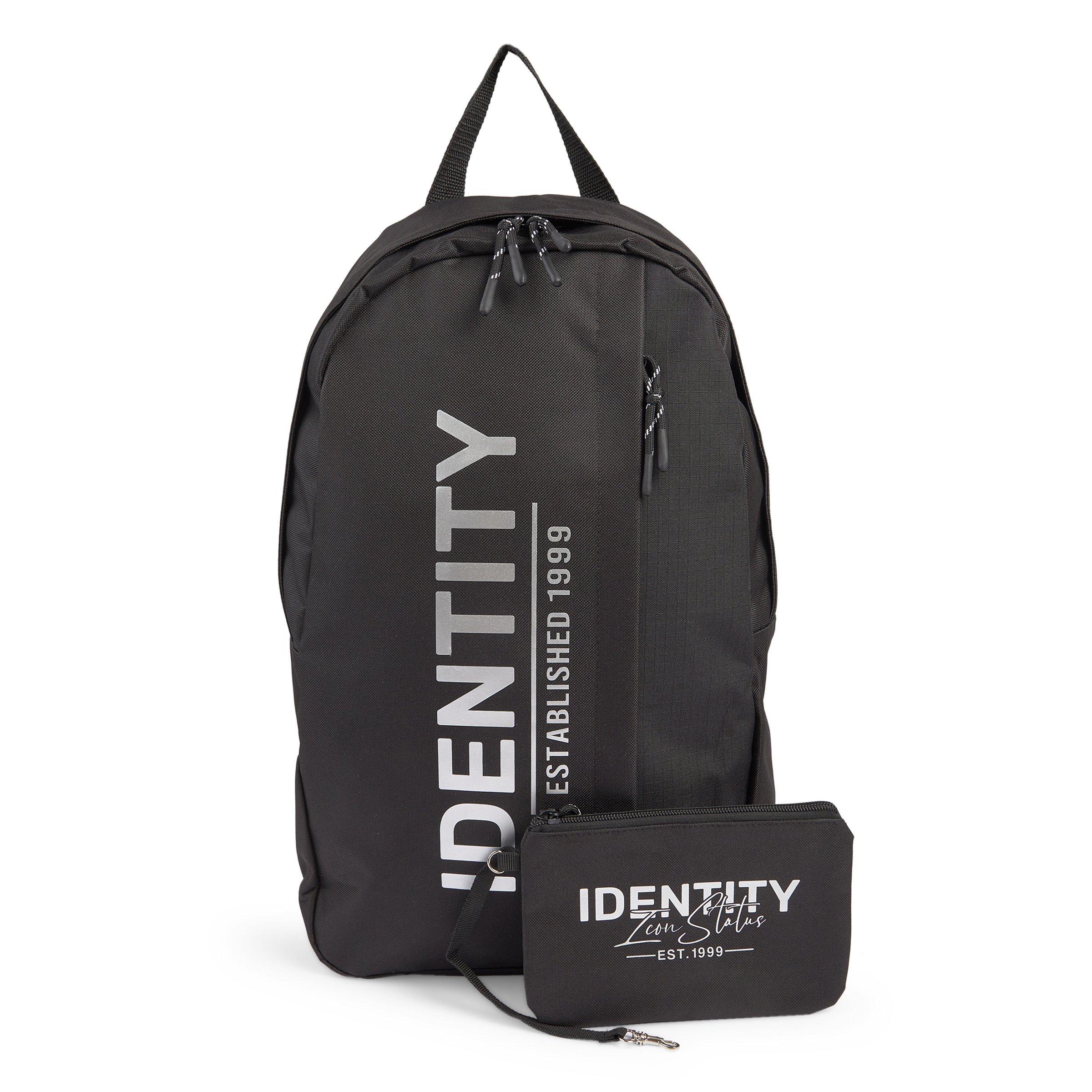 Black and Silver Backpack Set (3239395) | Identity