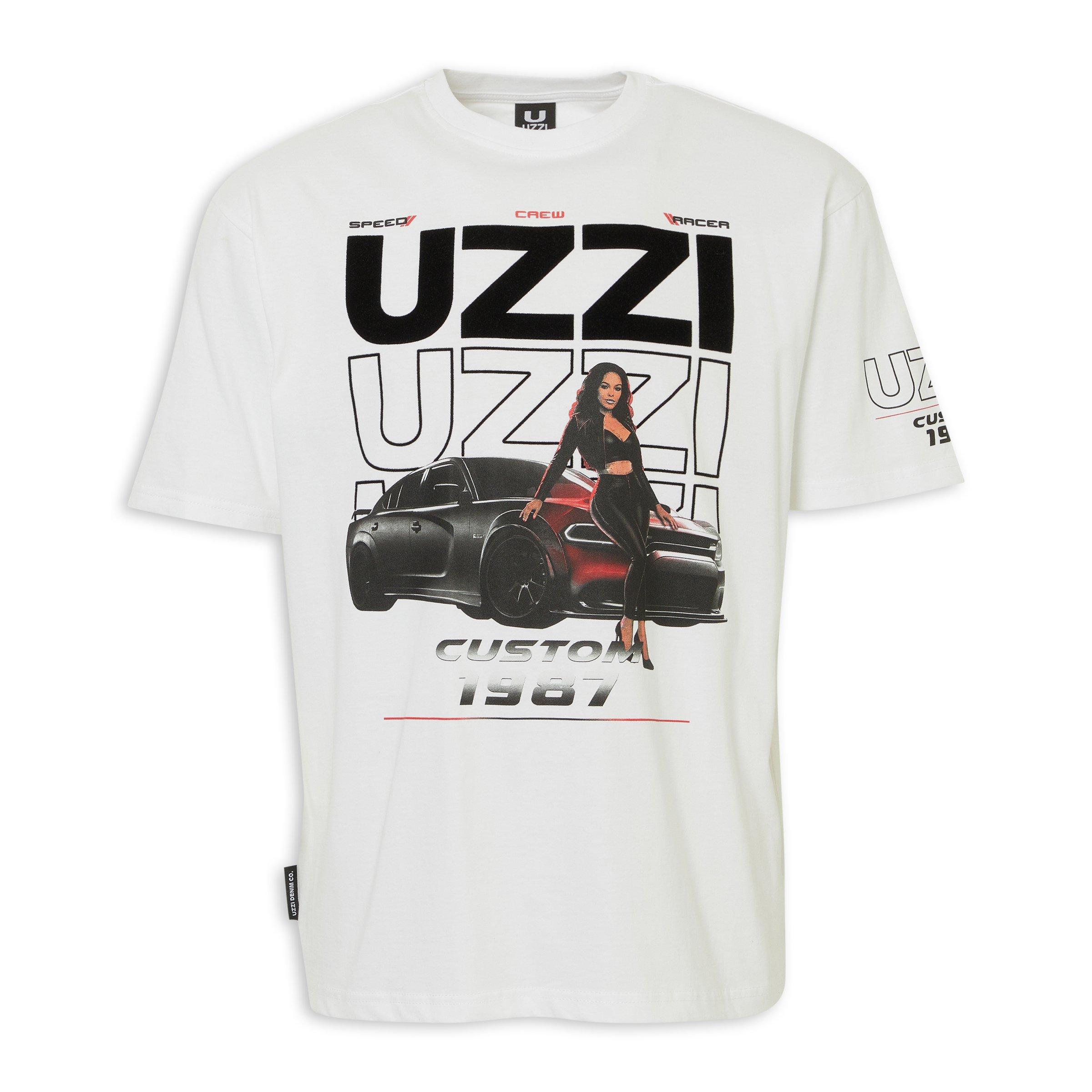 White Custom Car Placement T-Shirt (3239979) | UZZI
