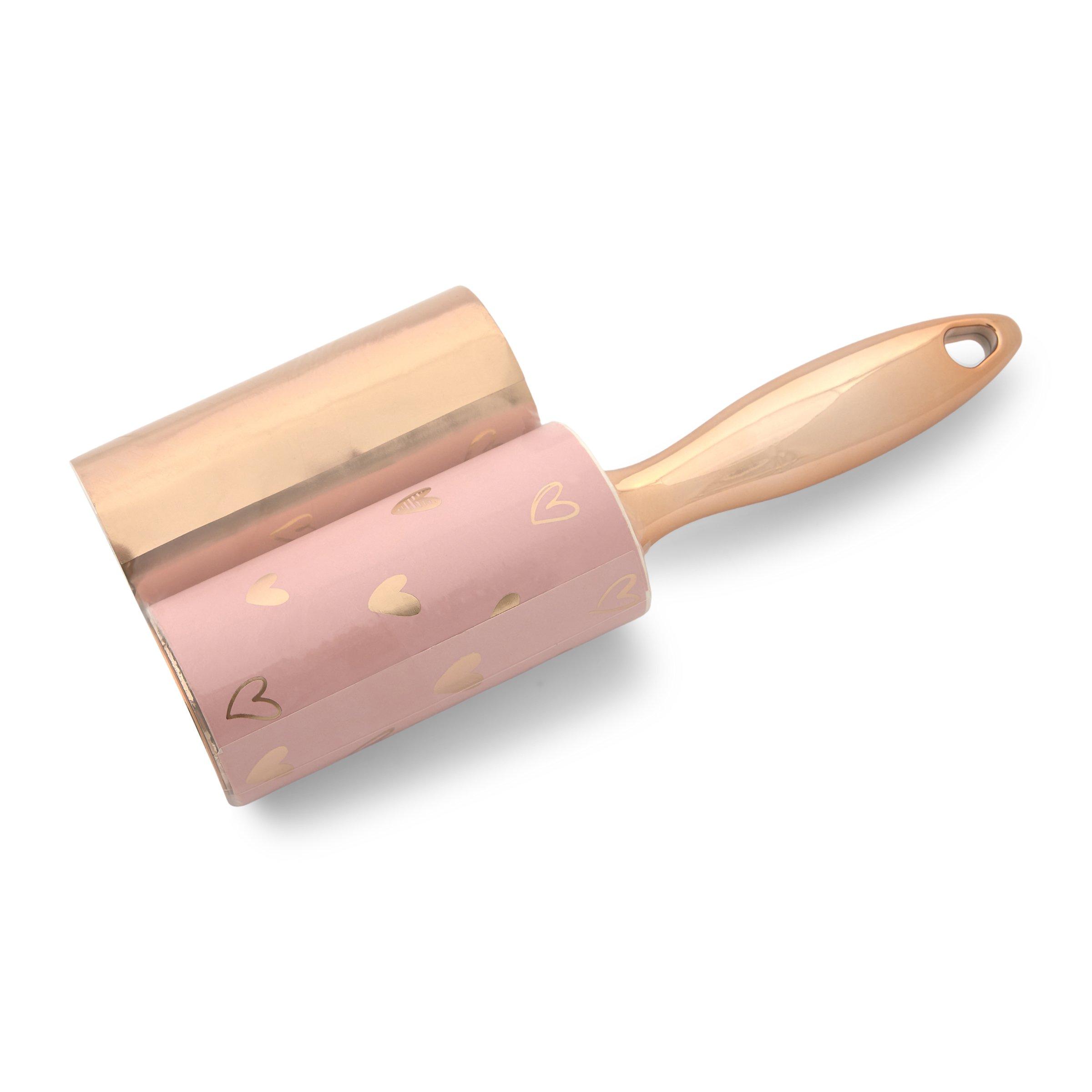 Rose Gold & Pink Heart Print Lint Roller (3240889) | Truworths