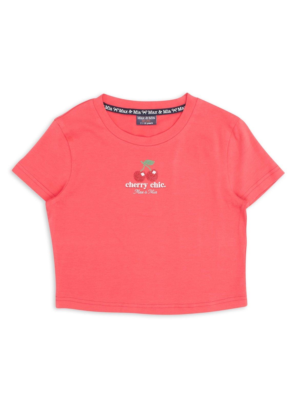 Girls Pink Cropped Top (3241079) | Max & Mia
