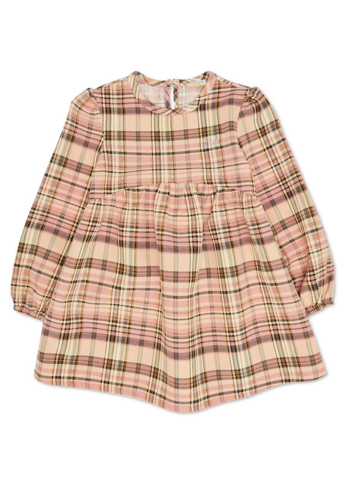 Kid Girls Pink Check Dress (3241445) | LTD Kids