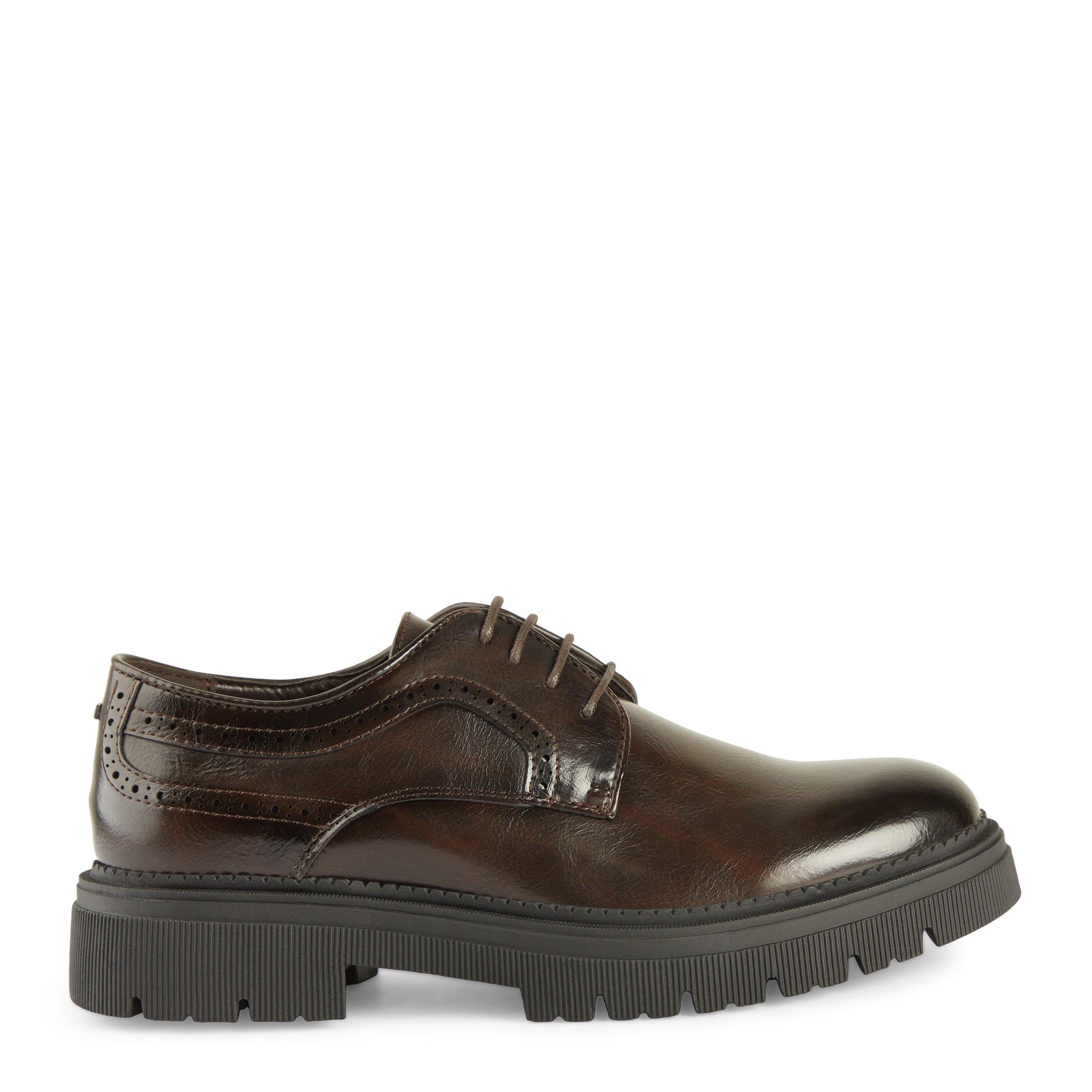 Brown Derby Lace-up Formal Shoes (3241680) | UZZI
