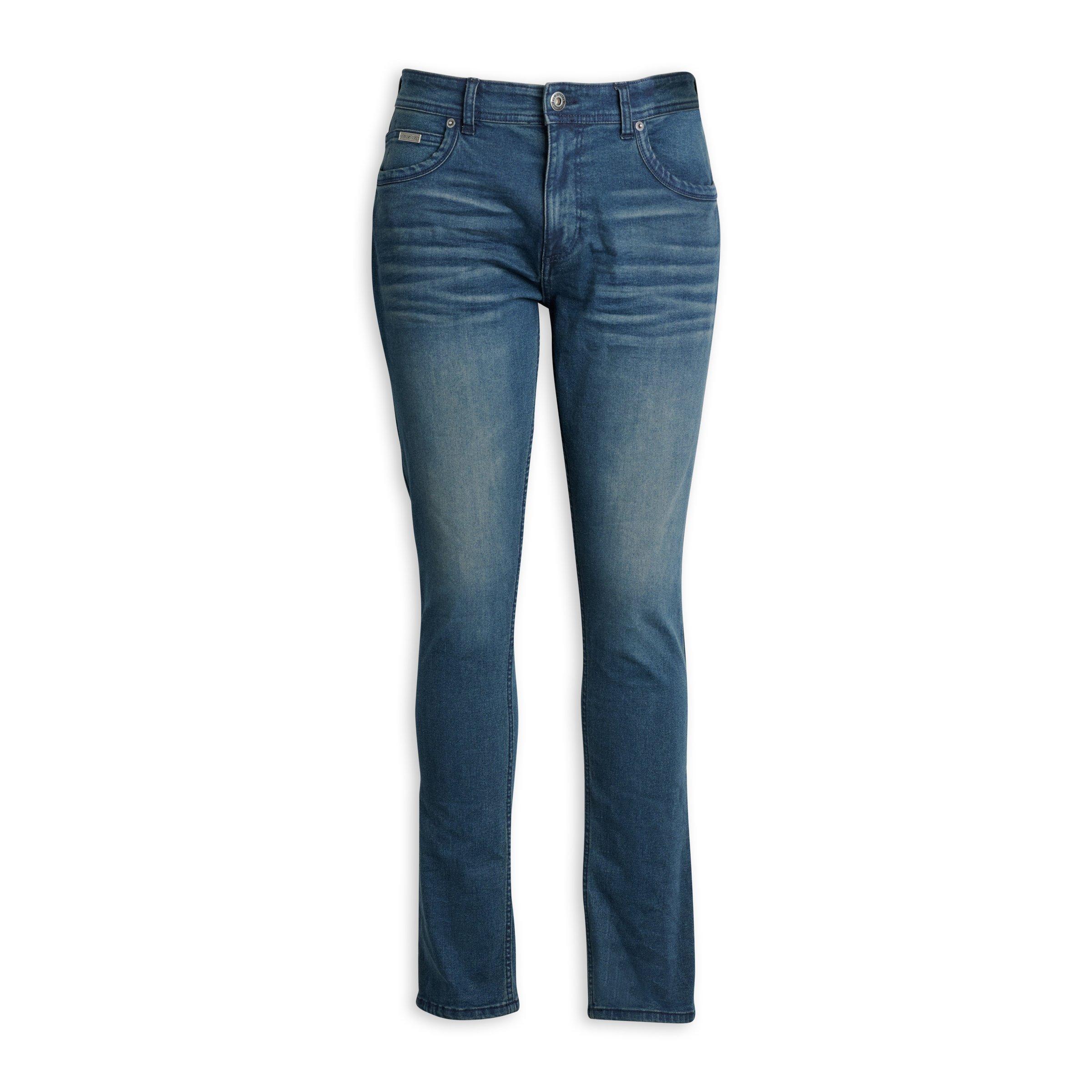Mid Blue and Grey Slim Skinny Jeans (3243018) | Hemisphere