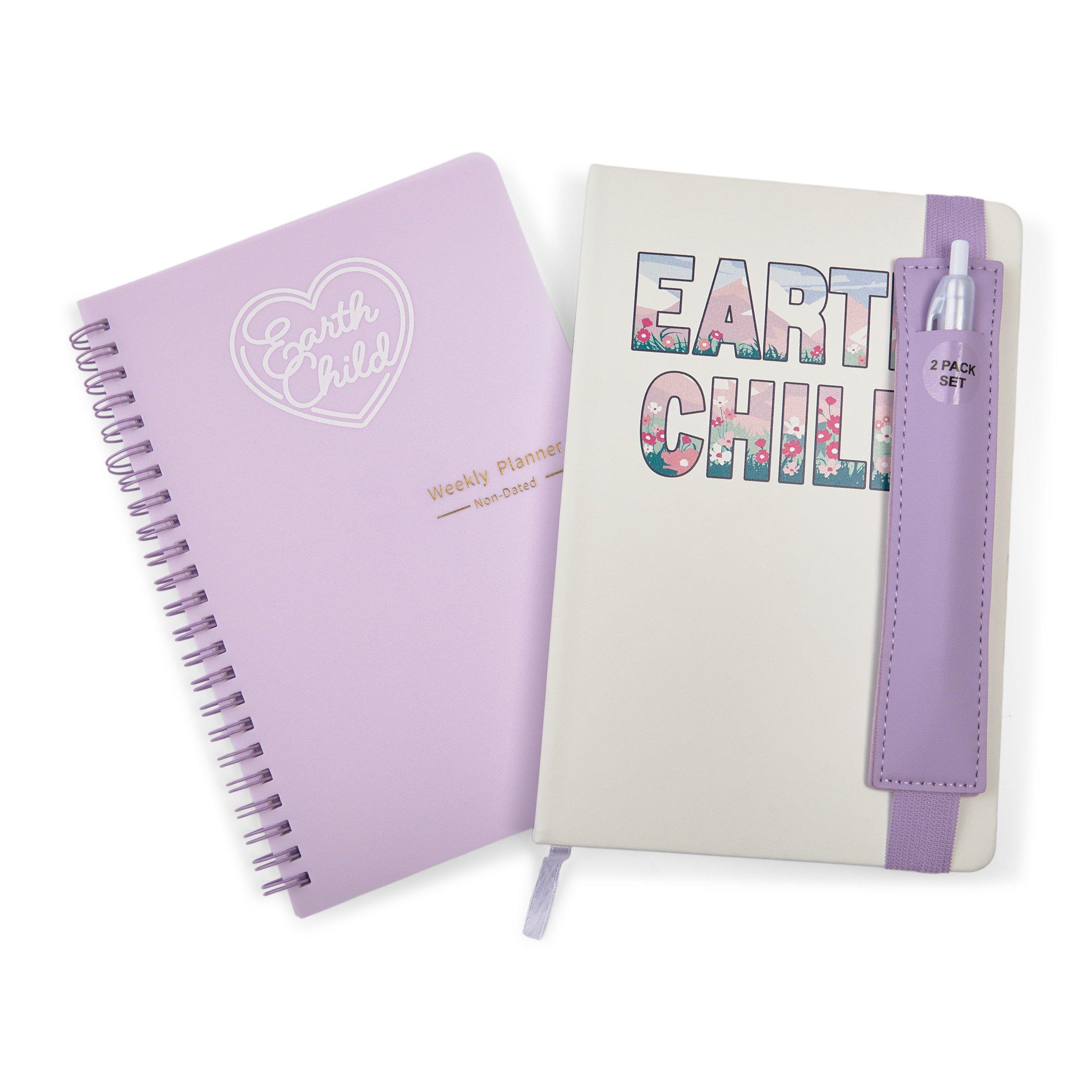 Girls 2-pack Notebook and Pen Set (3247428) | Earthchild