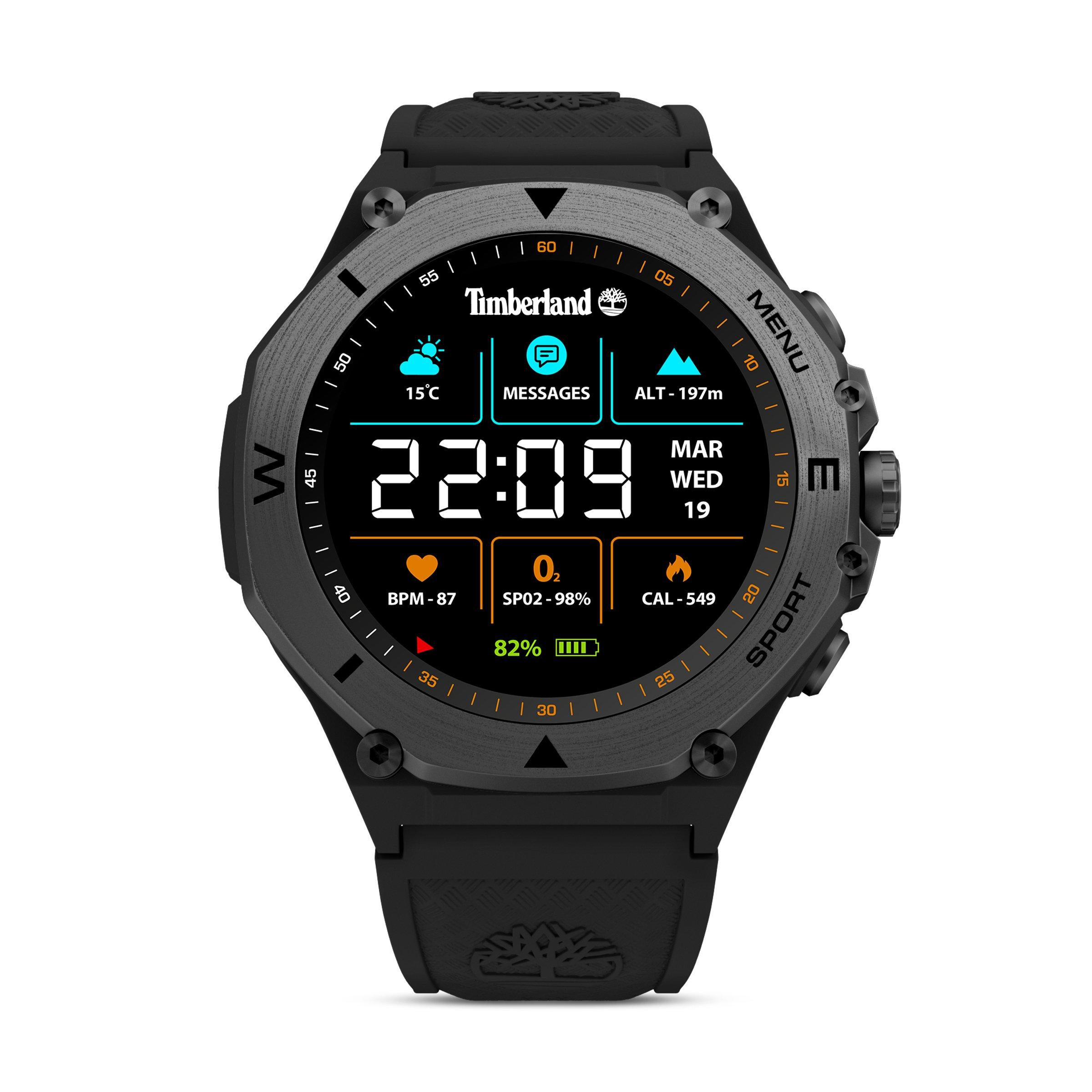 Black Silicone Smartwatch (3247614) | Timberland
