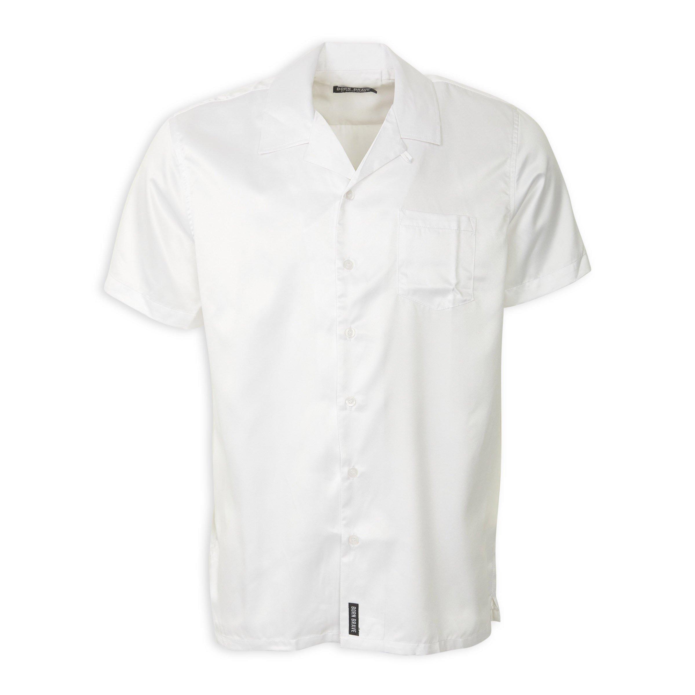 White Short Sleeve Shirt (3248331) | Born Brave