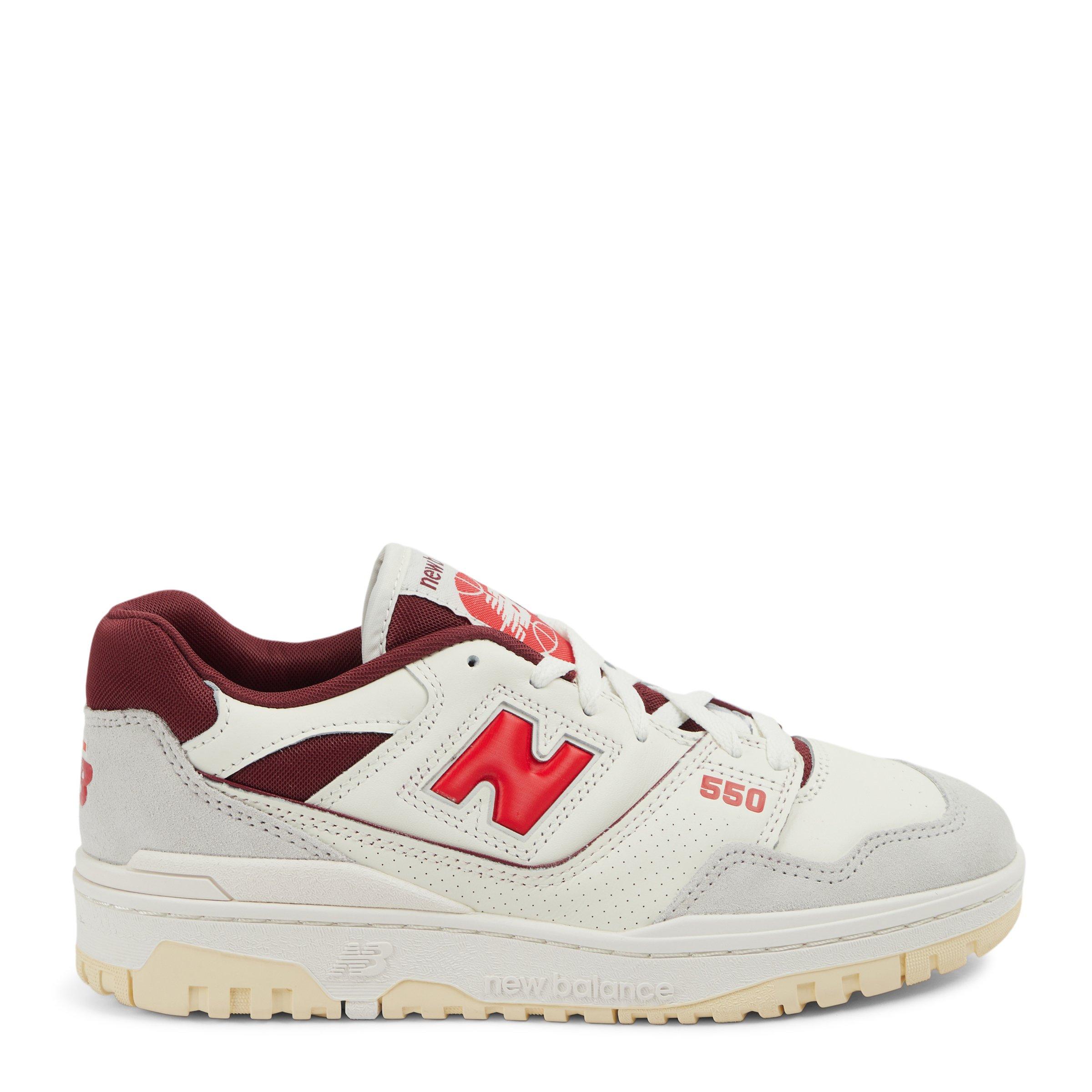 Red and White 550 Sneakers (3248659) | New Balance