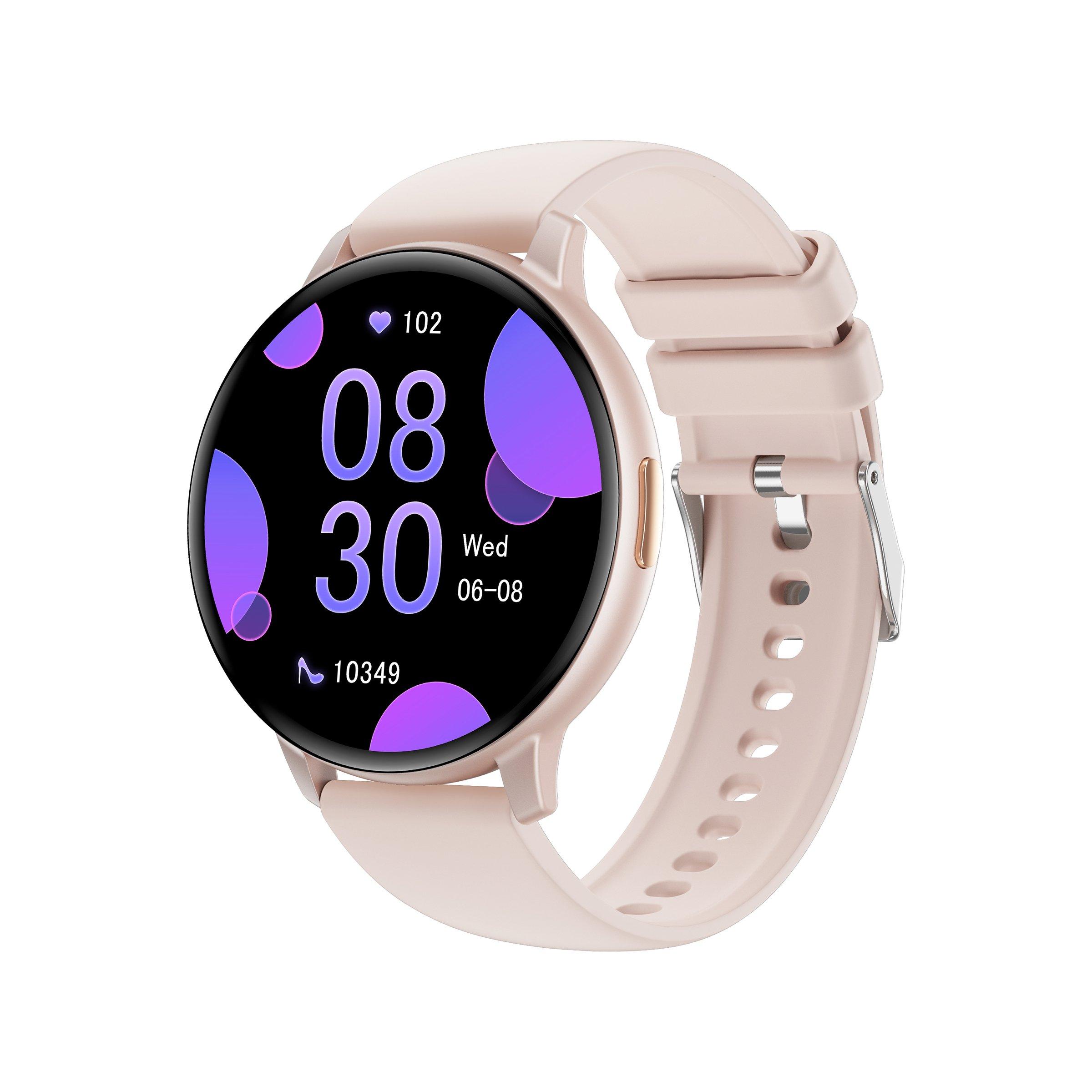Pink Resin Smart Watch (3250158) | RVLRI