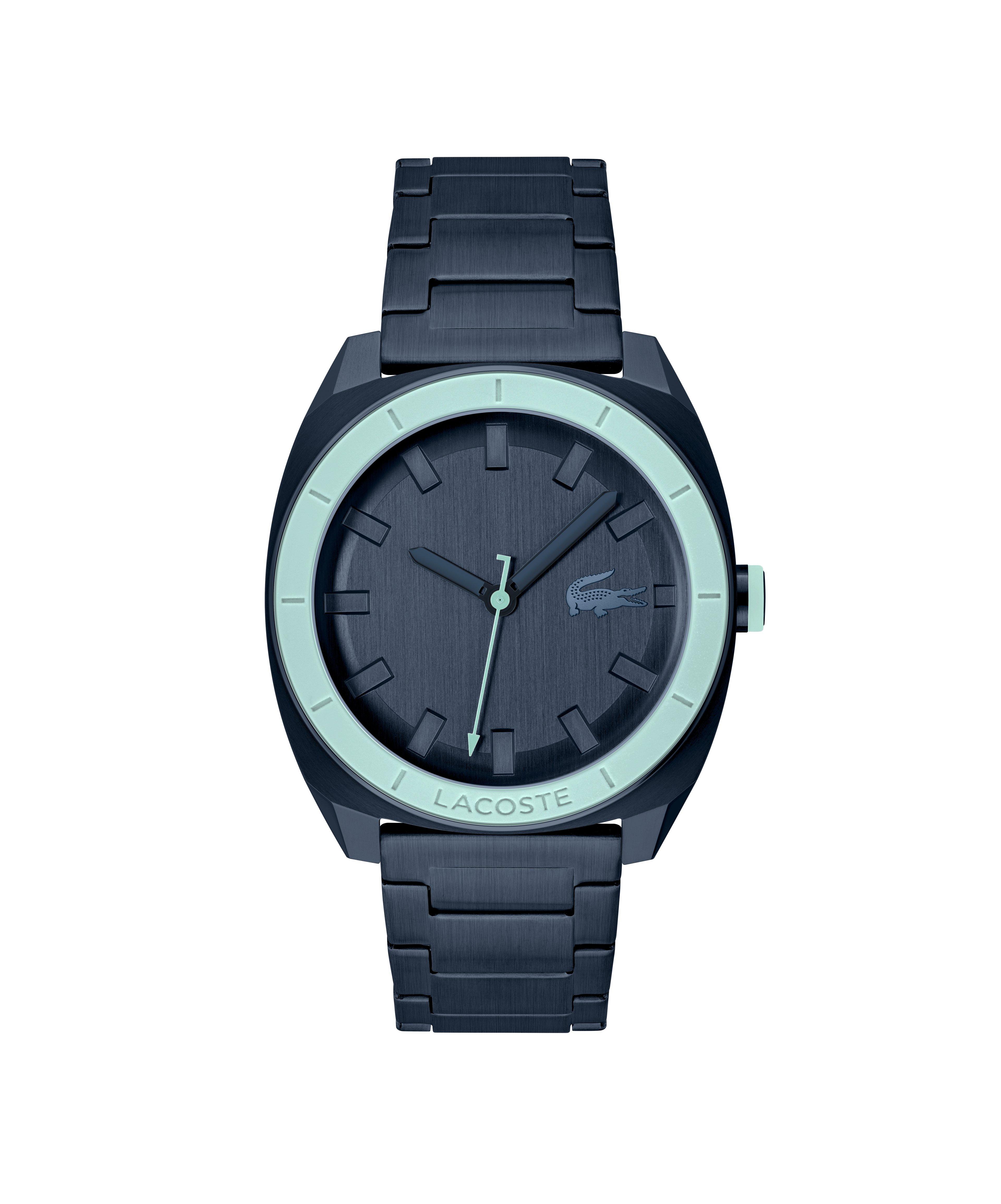 Blue Stainless Steel Watch (3250221) | Lacoste