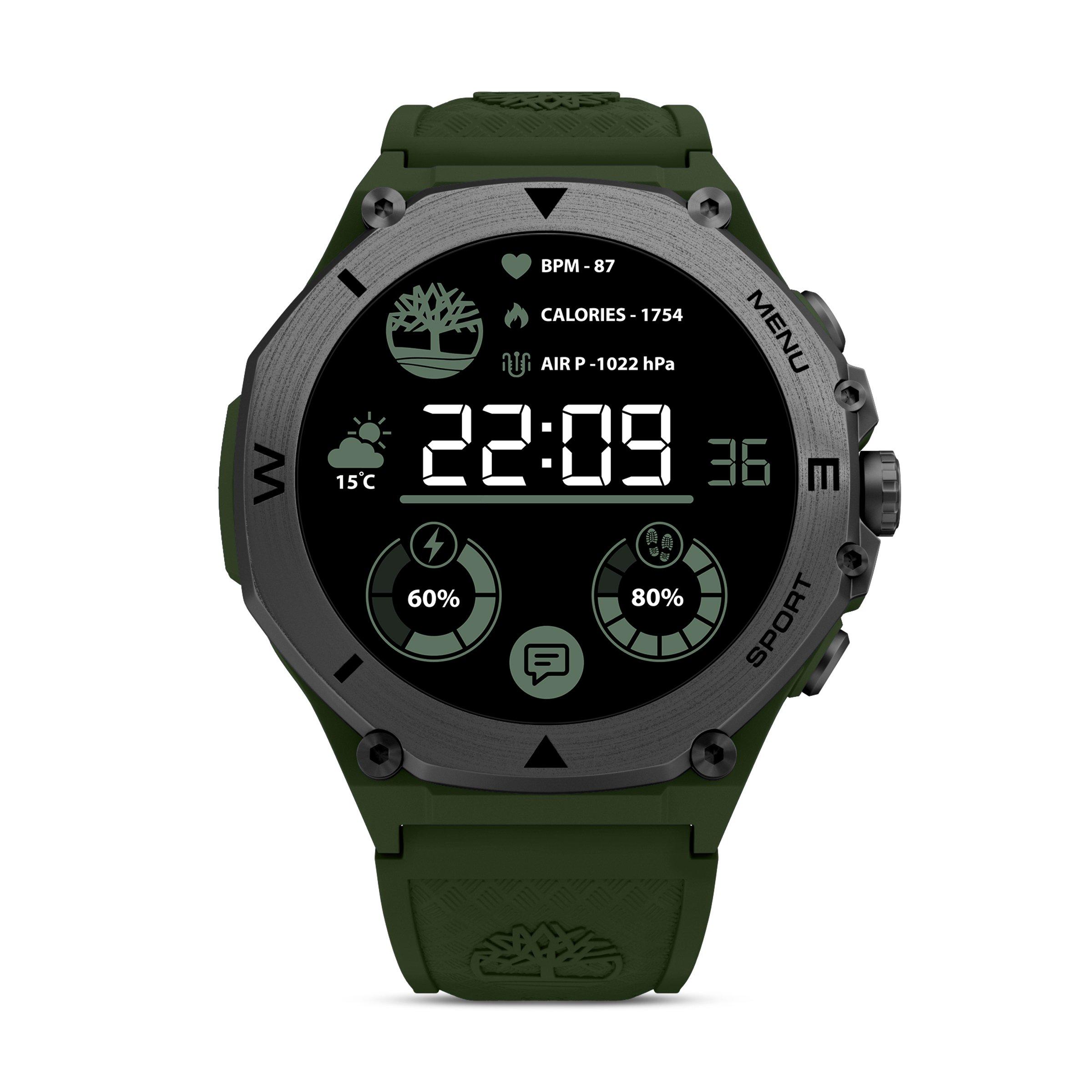 Green Silicone Smart Watch (3250476) | Timberland