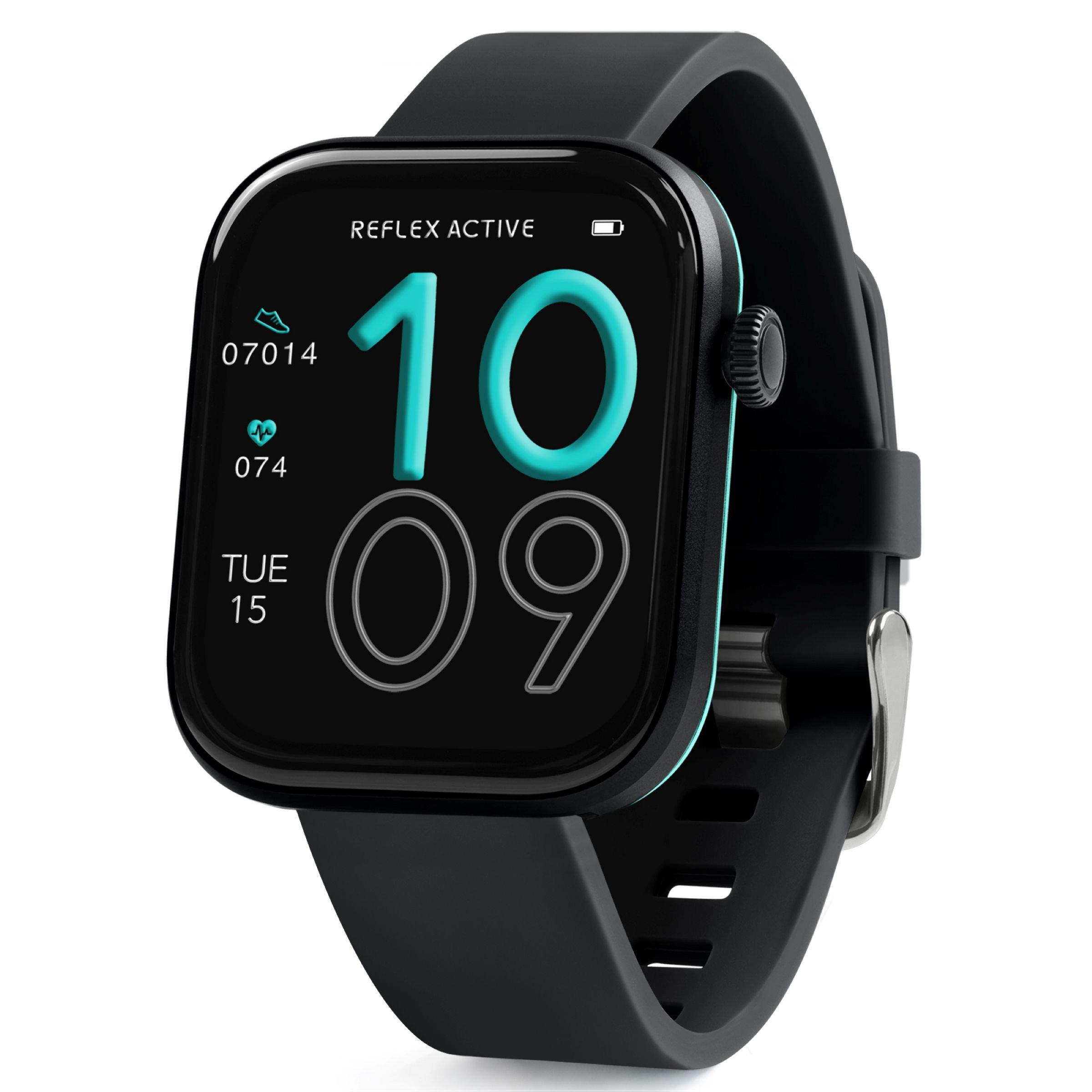 Black Silicone Series 40 Smartwatch (3250592) | Reflex Active