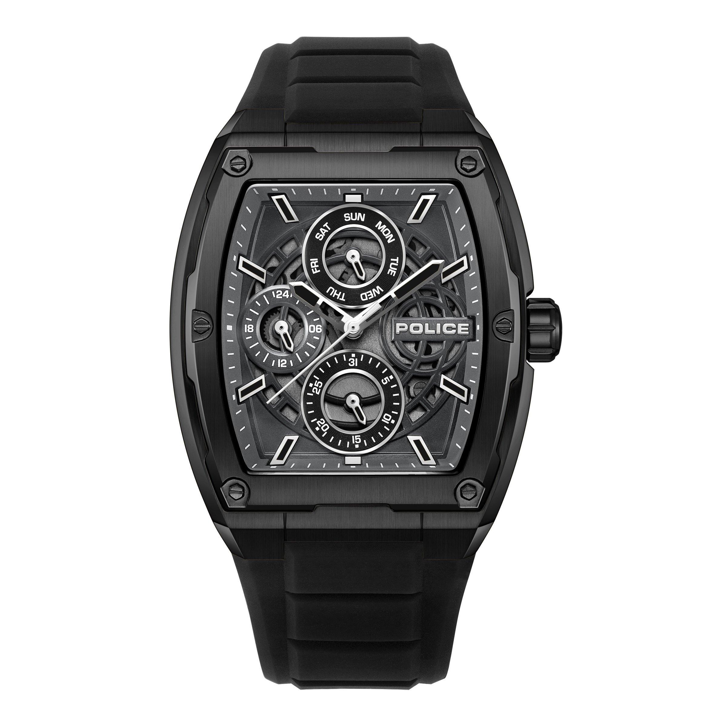 Black Silicone Watch (3251995) | Police