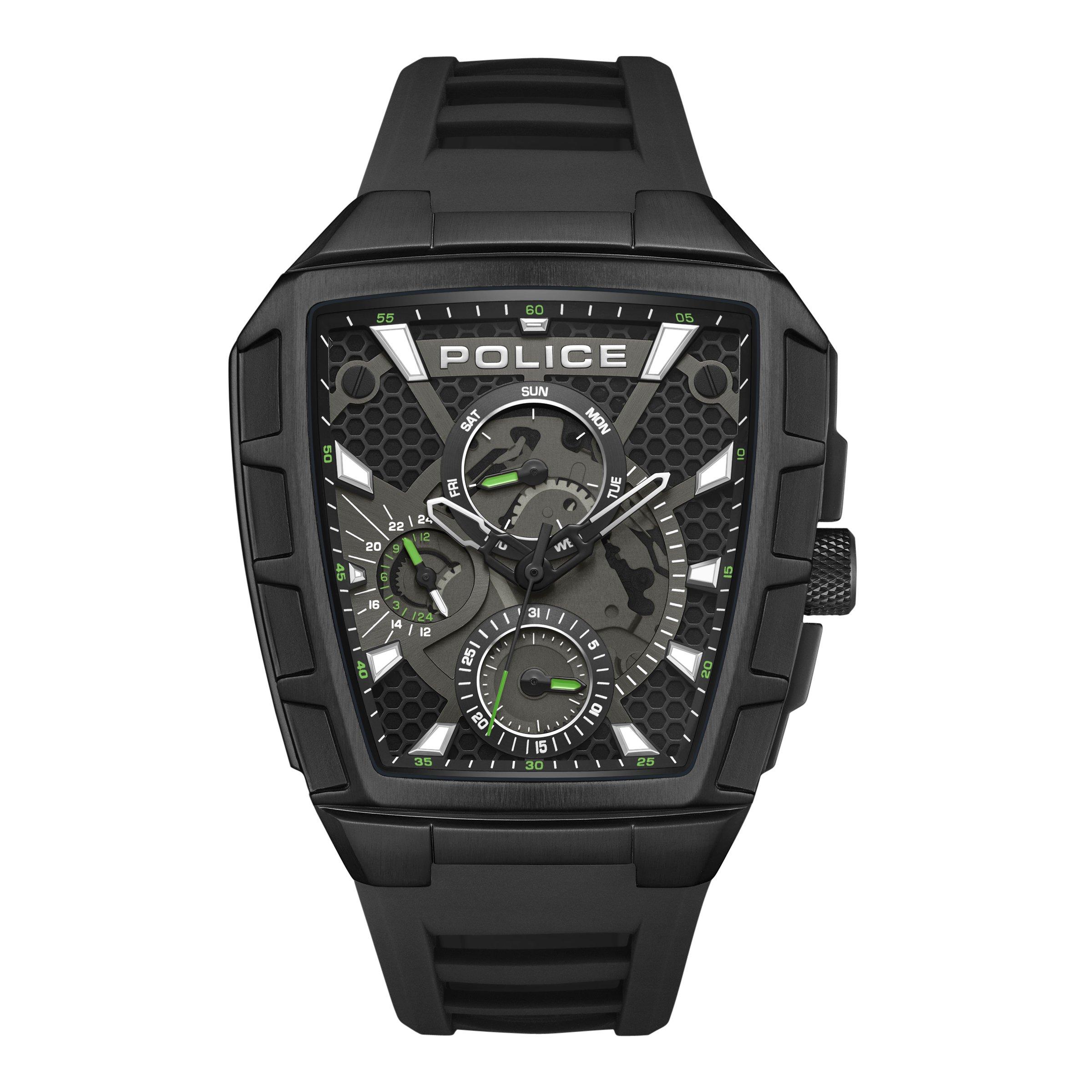 Black Silicone Watch (3251997) | Police