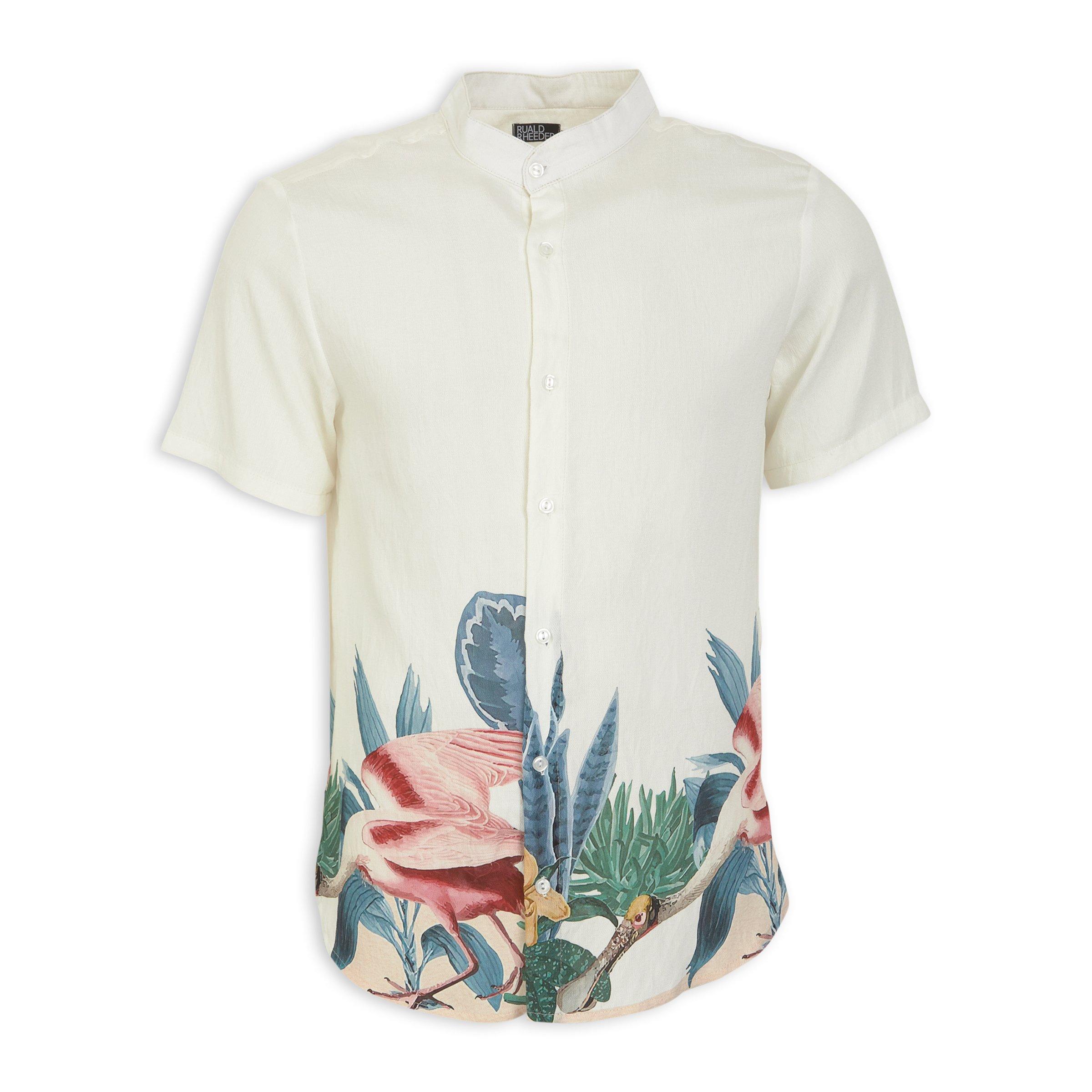 Ivory Bird Shirt (3252789) | Ruald Rheeder Mens