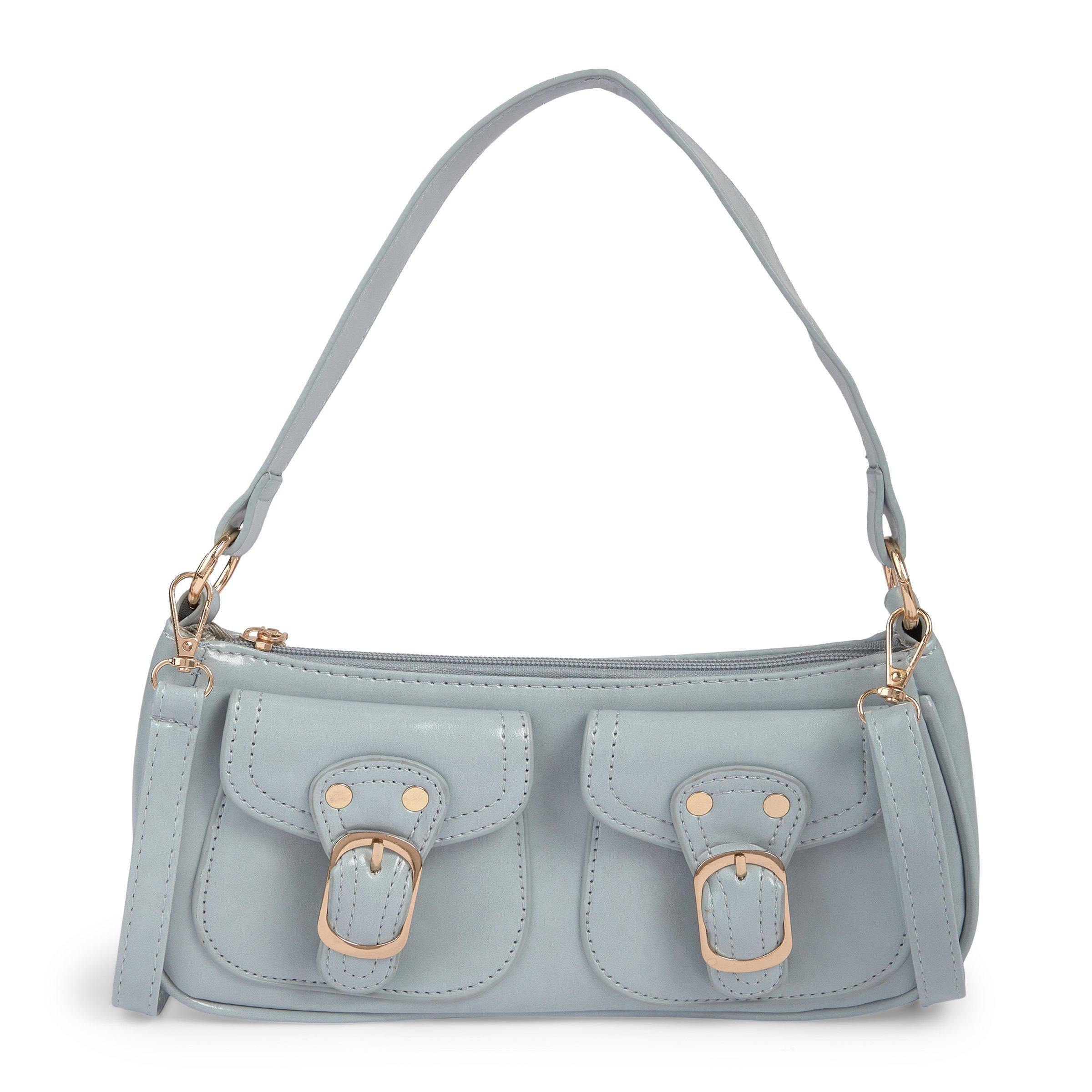 Blue Retro Glossy Bag (3253934) | Chameleon Creations Bags
