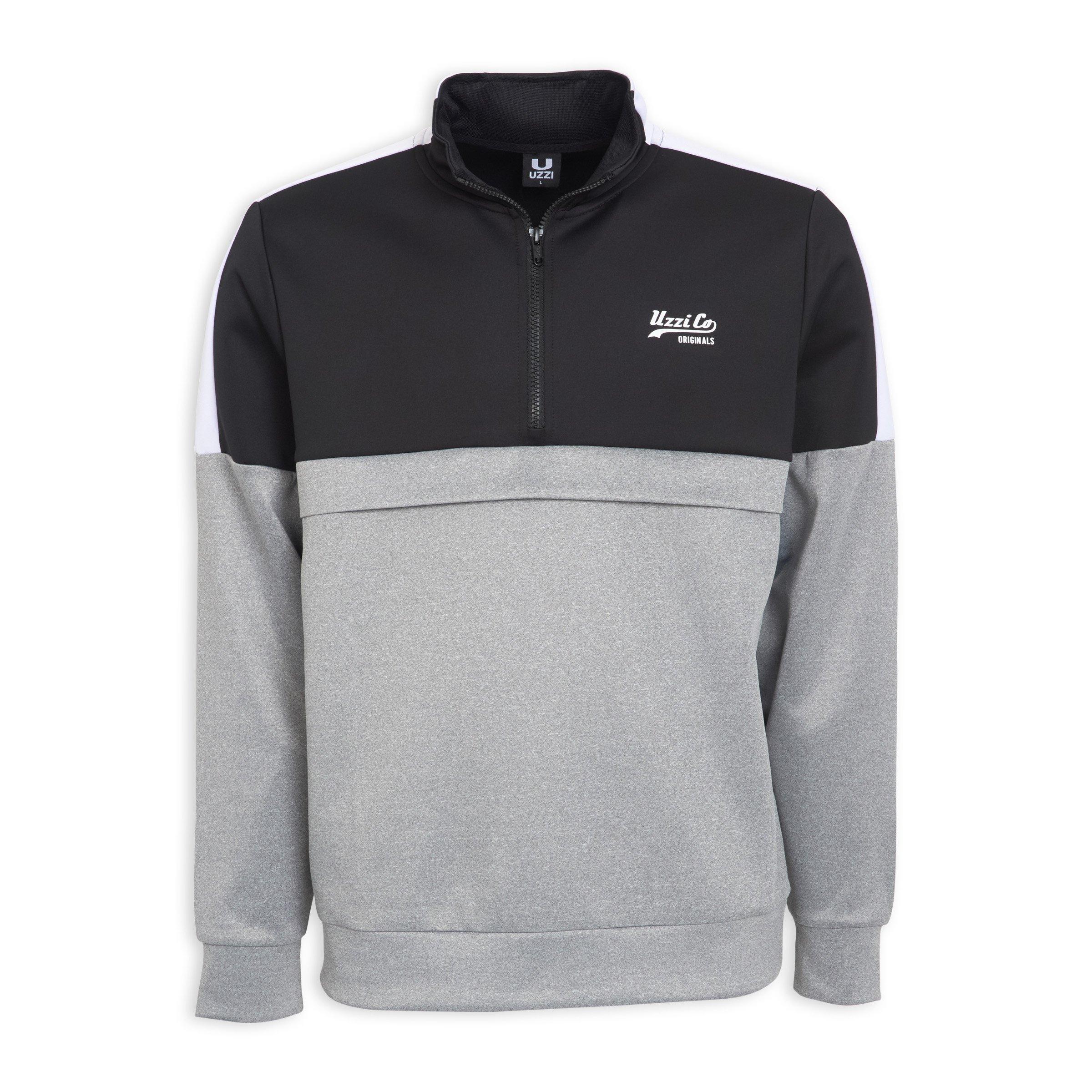 Buy UZZI Grey Zip Through Sweat Online | Truworths