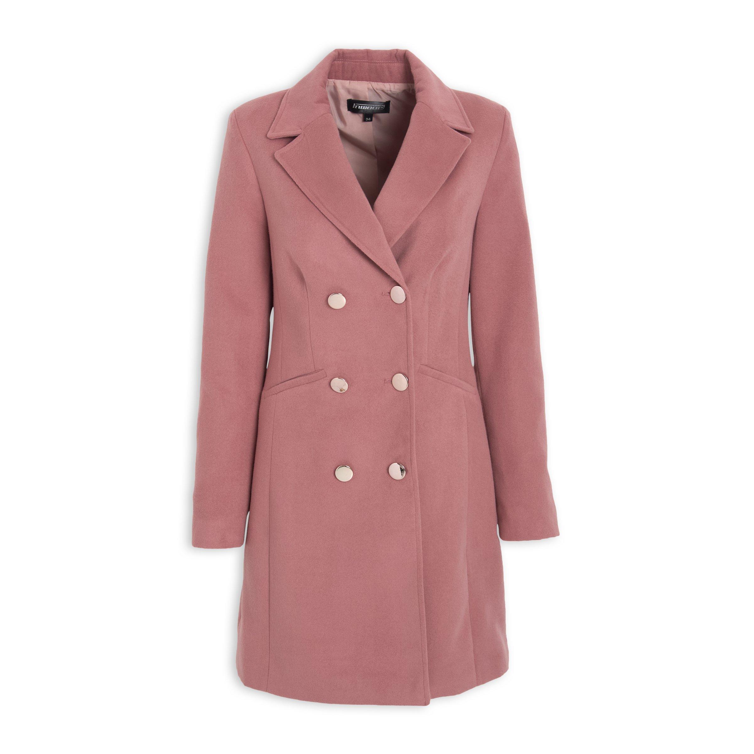 Pink Button Coat
