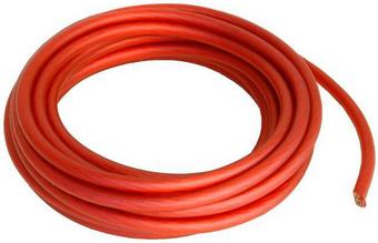 Proflex 6mm/10awg Red power Cable 5m | Halfords UK