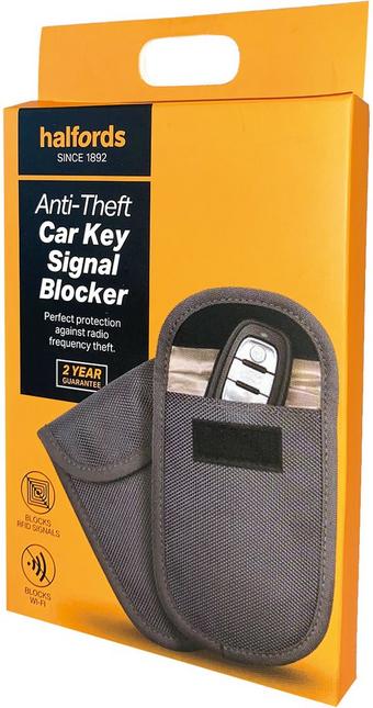 Halfords Anti-Theft Car Key Signal Blocker - Grey | Halfords UK