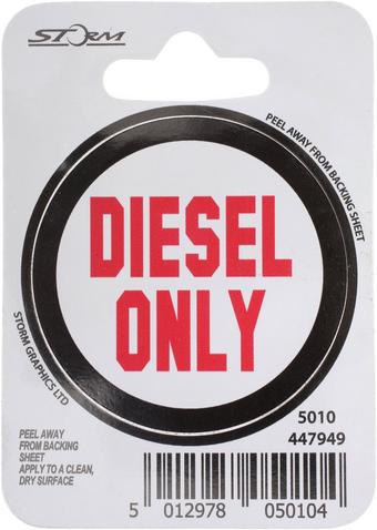 Diesel Sticker | Halfords UK