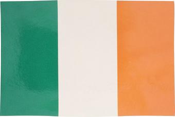 Irish Flag Rectangular Sticker | Halfords UK