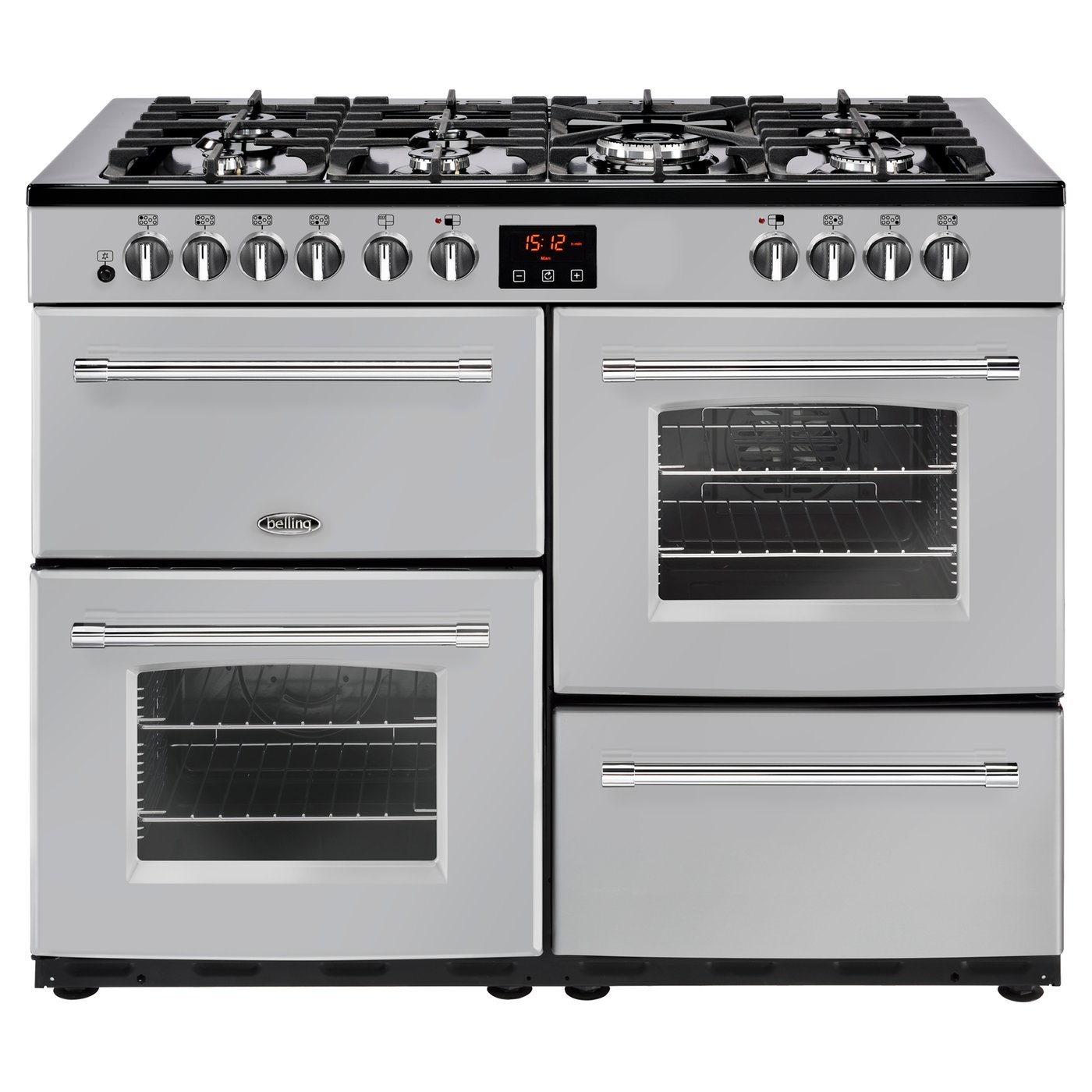 Belling 444444146 110DFT Farmhouse Dual Fuel Range Cooker