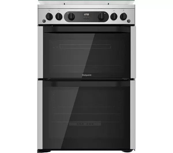 Hotpoint HDM67G0CCX 60cm Double Gas Cooker