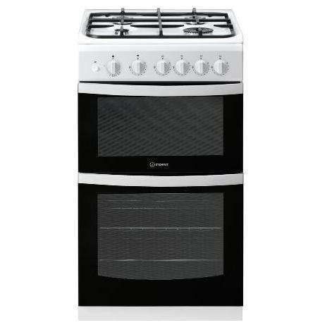 Indesit ID5G00KMW Freestanding Double Oven Gas Cooker