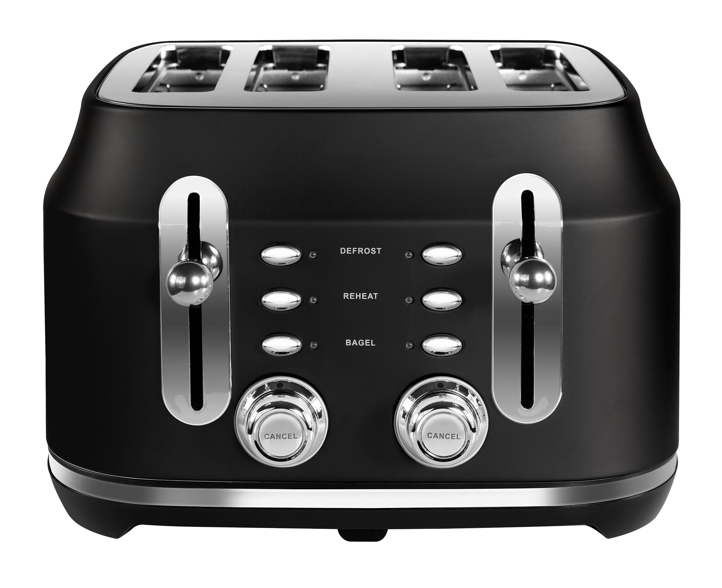Rangemaster RUMBLE4S201BK 4-Slice Toaster - Black