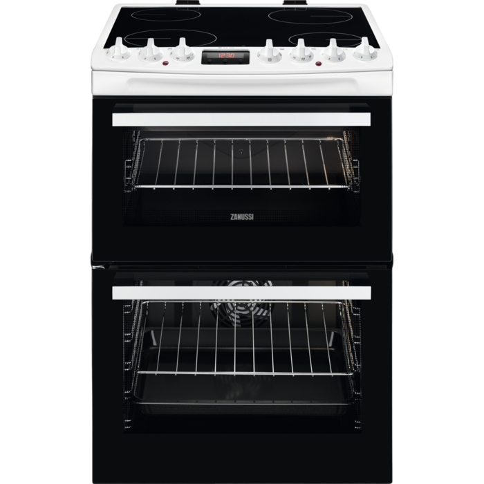 Zanussi ZCV69360WA Double Oven Electric Cooker