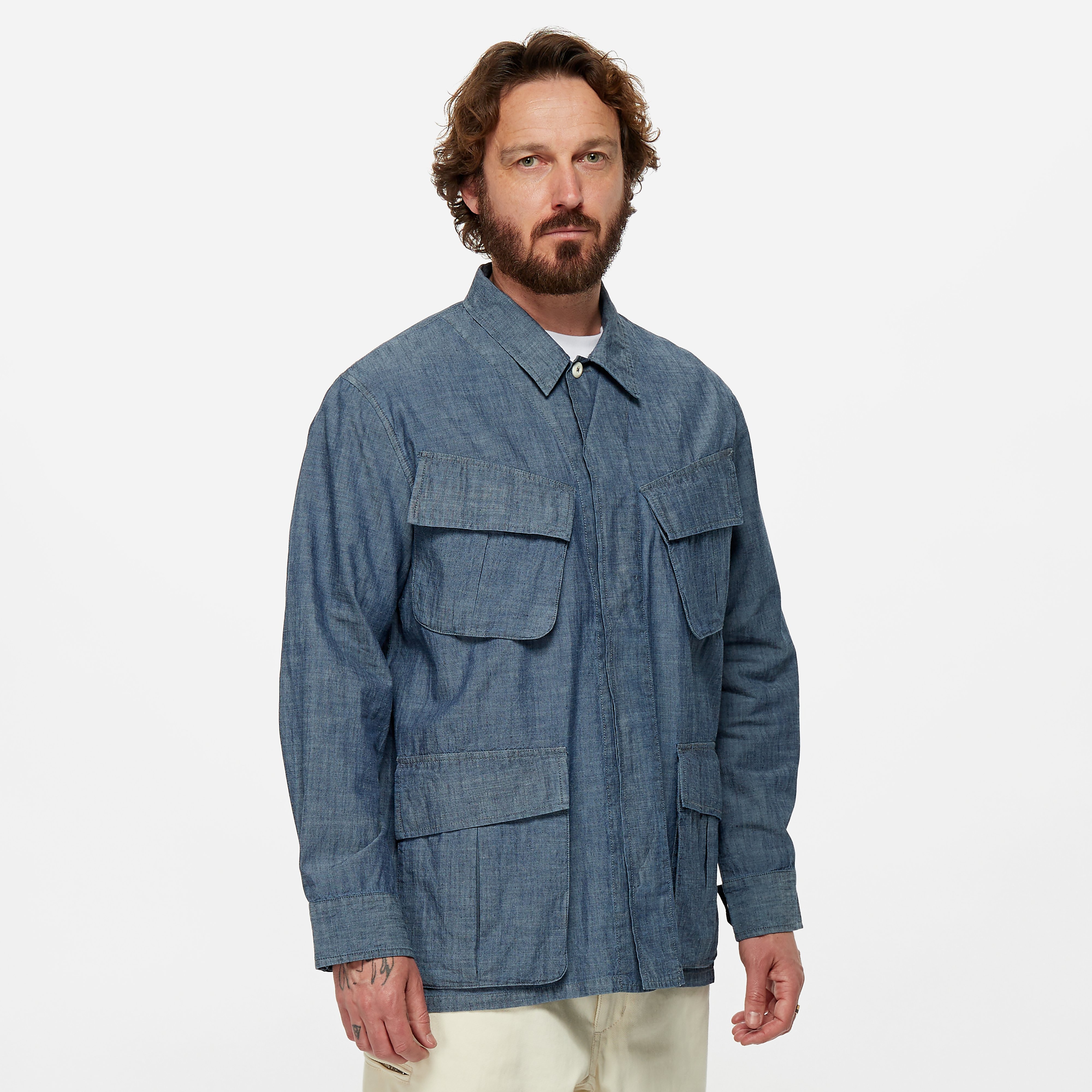 Universal Works Jungle Jacket, Blue | The Hoxton Trend