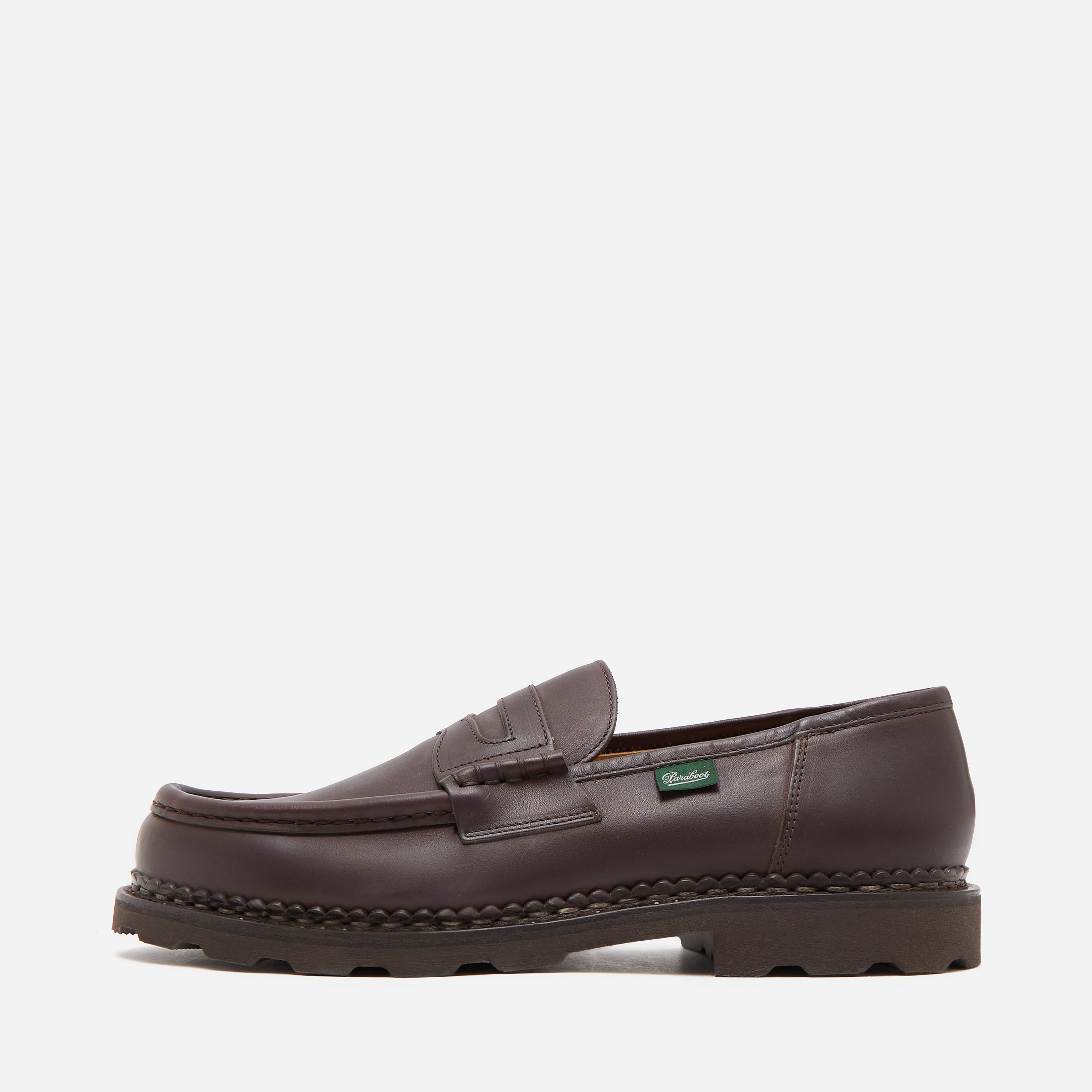 Paraboot Reims Lisse Loafer, Brown - Curated Menswear