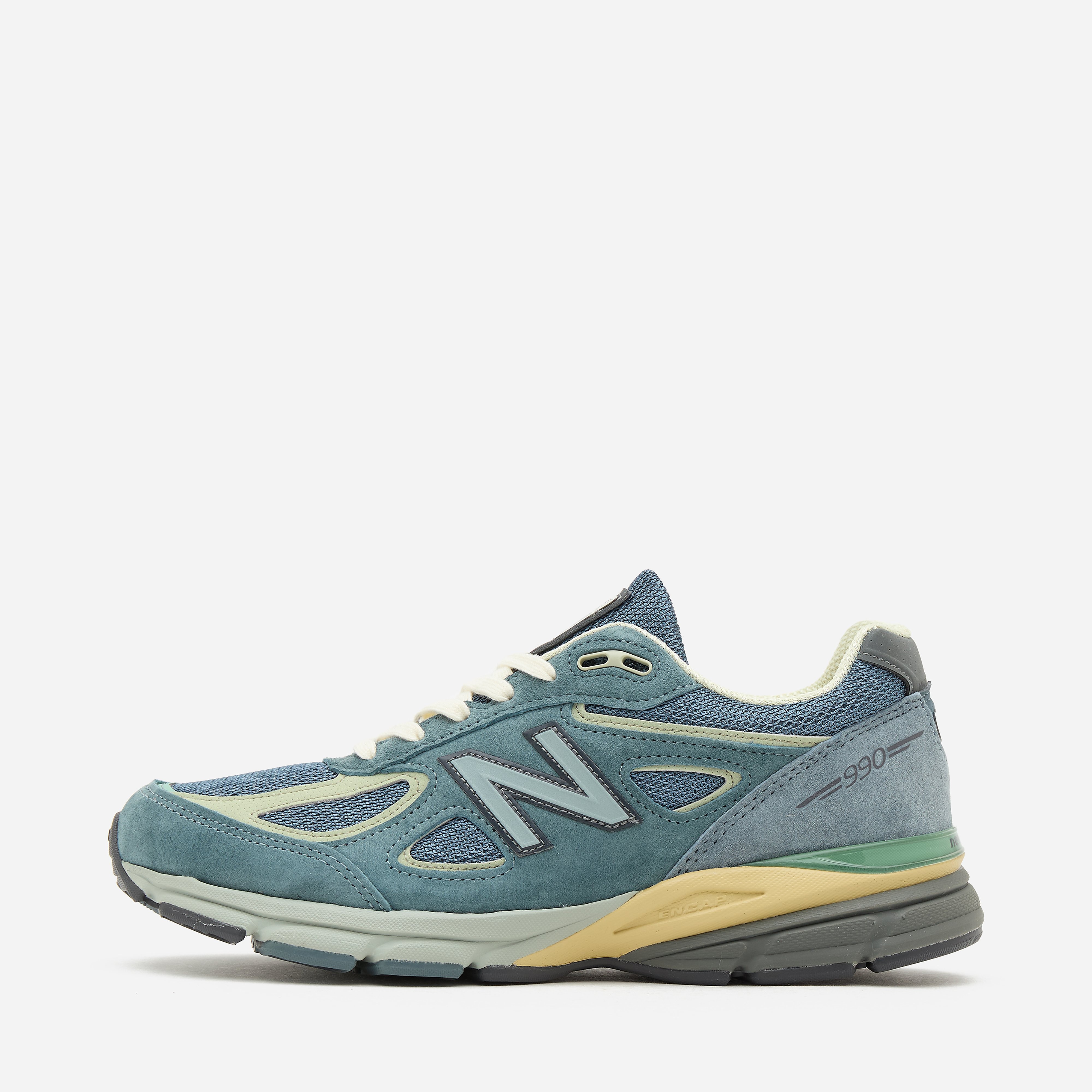 New Balance 990v4 Made in USA x AURALEE, Blue - Curated Menswear