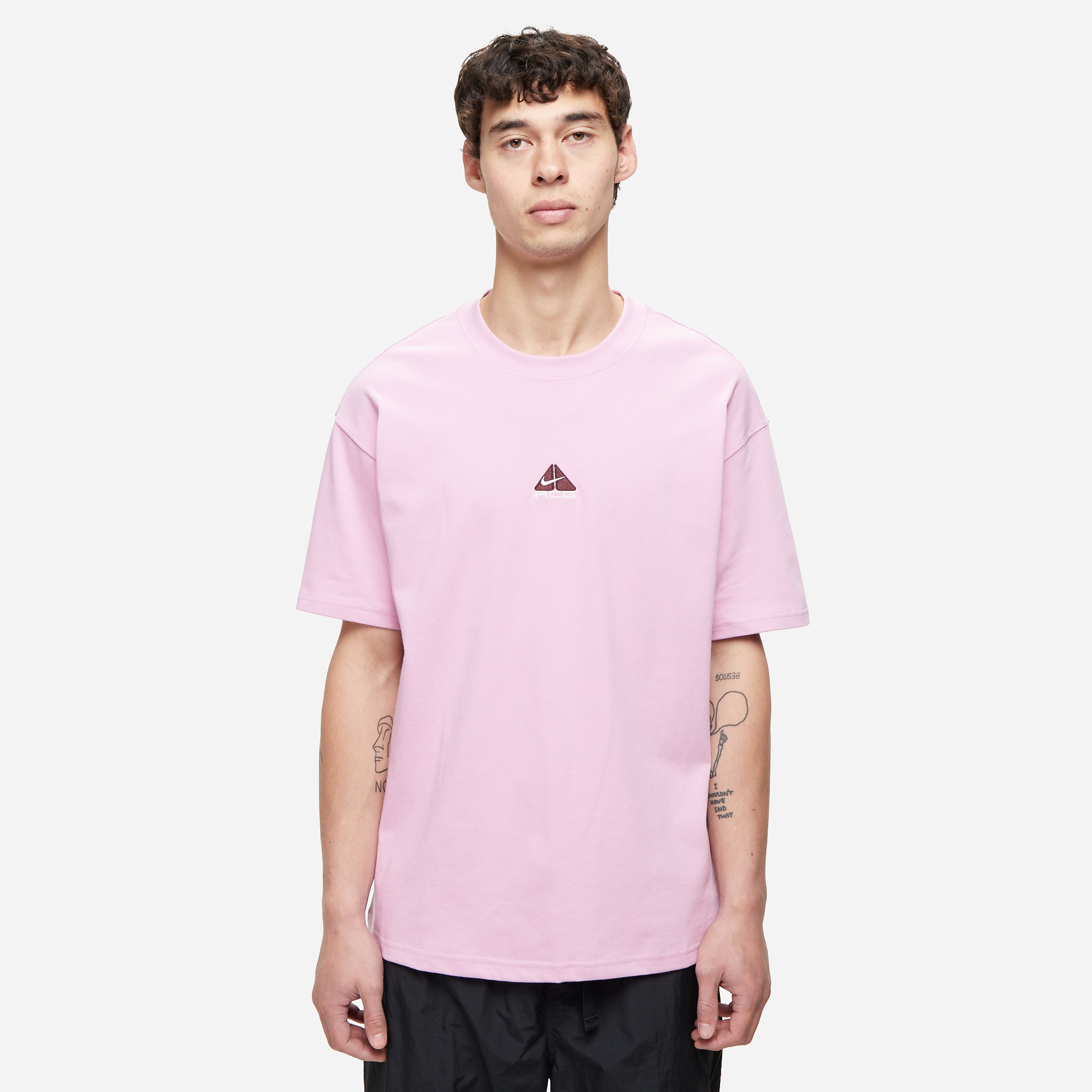 Nike ACG Lungs T-Shirt, Pink - Curated Menswear