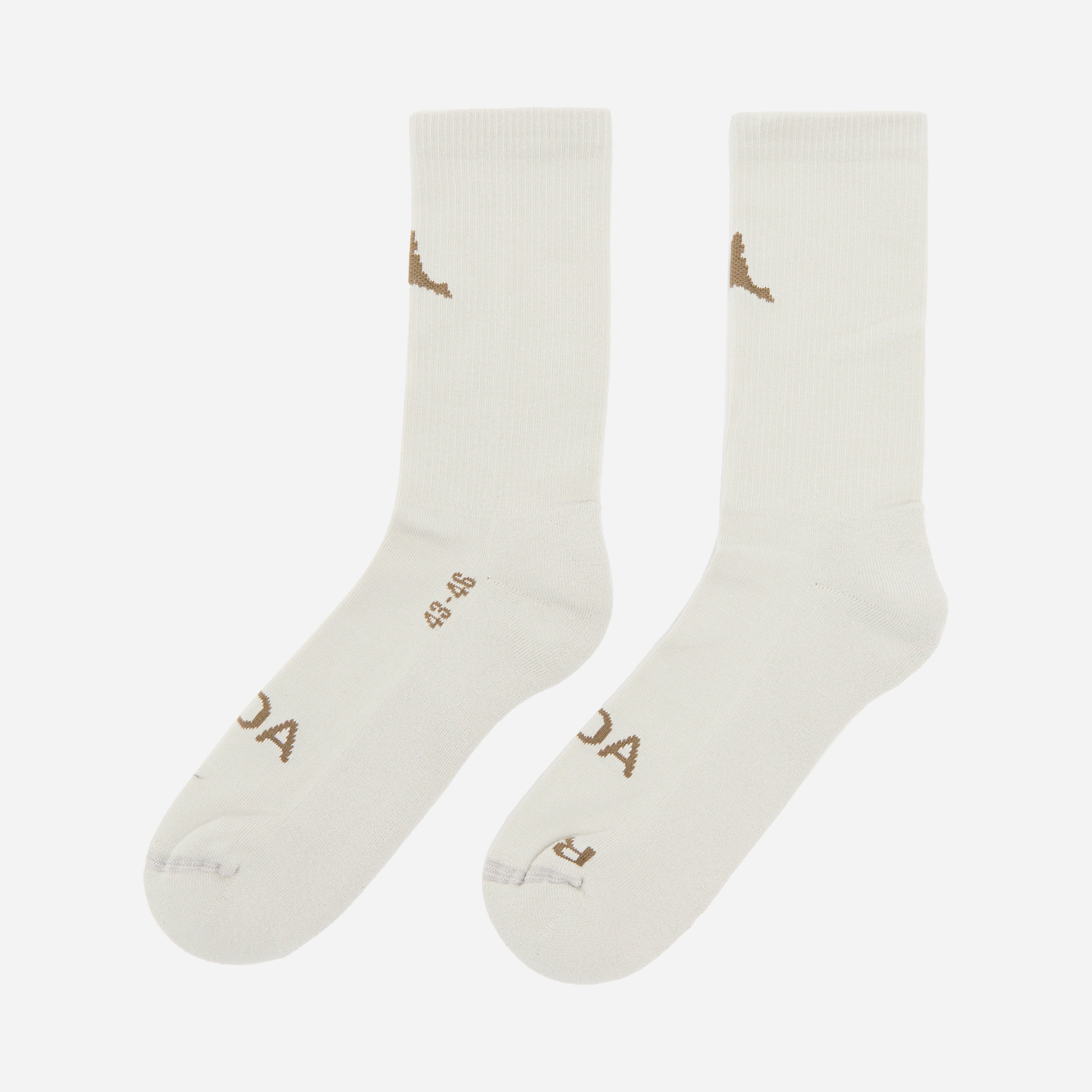 ROA Logo Socks, White - Curated Menswear