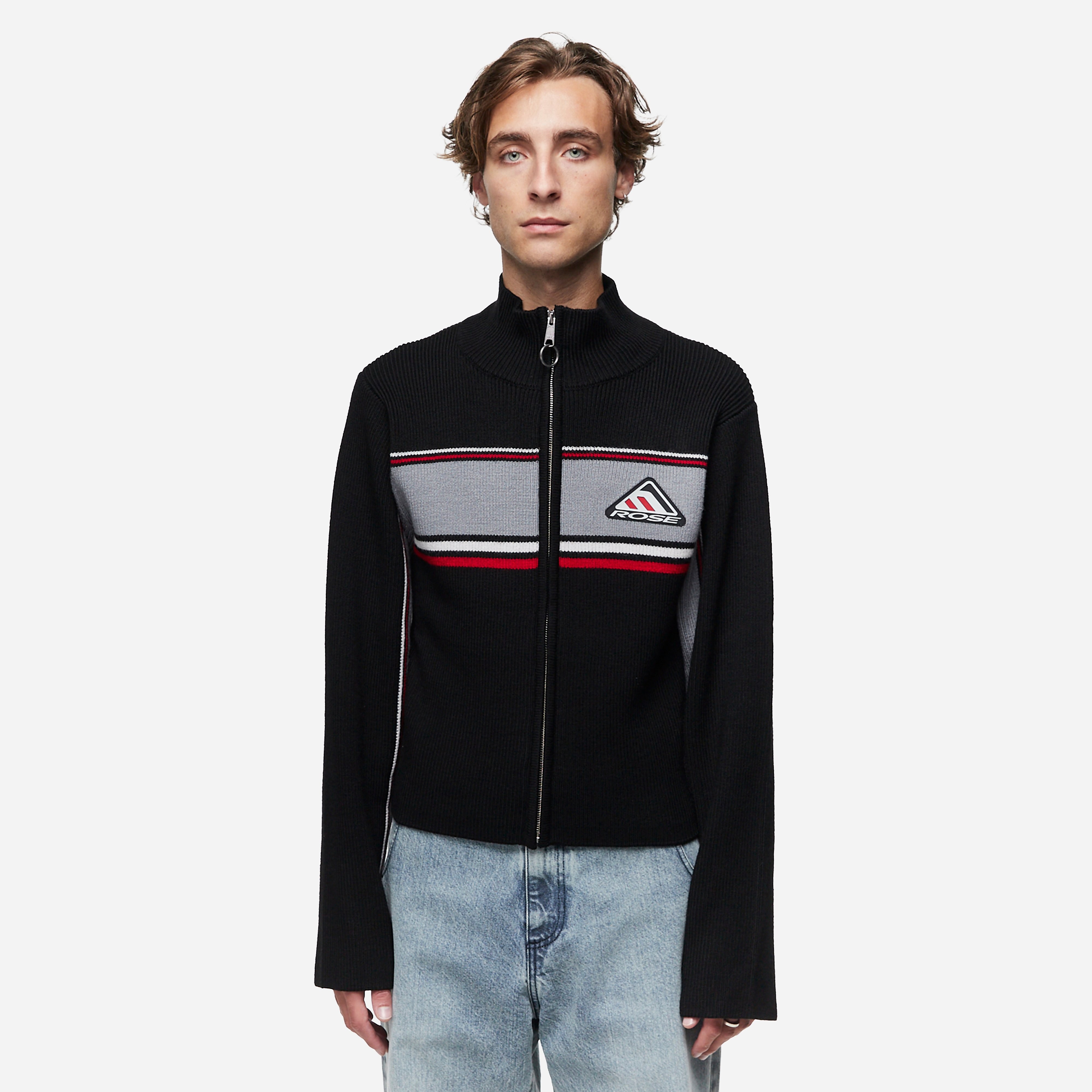 Martine Rose Shrunken Track Jacket, Brown - Curated Menswear